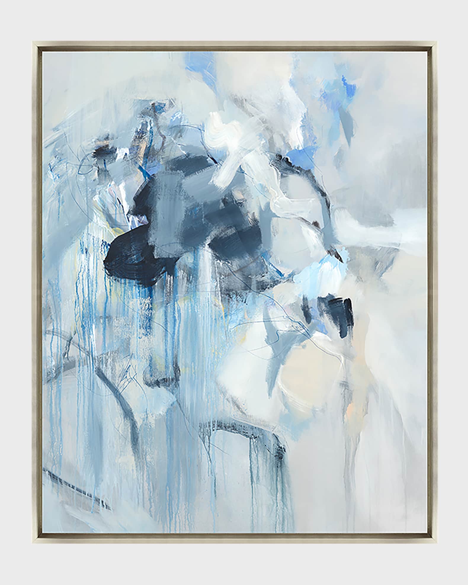 "Azure Blue Impressions I" Giclee Wall Art by Maelani Blue | Neiman Marcus