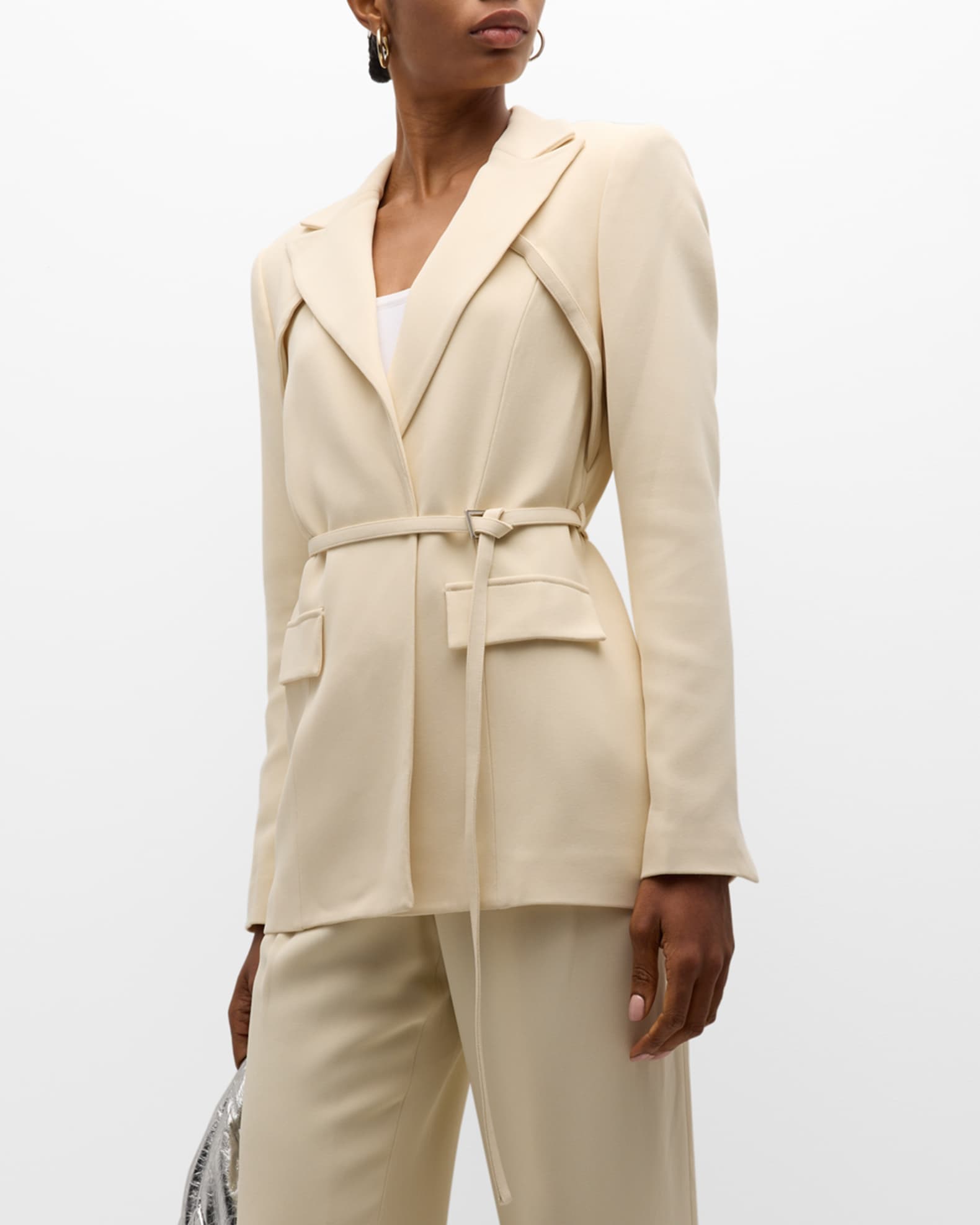 Alexis Alek Belted Suiting Jacket | Neiman Marcus