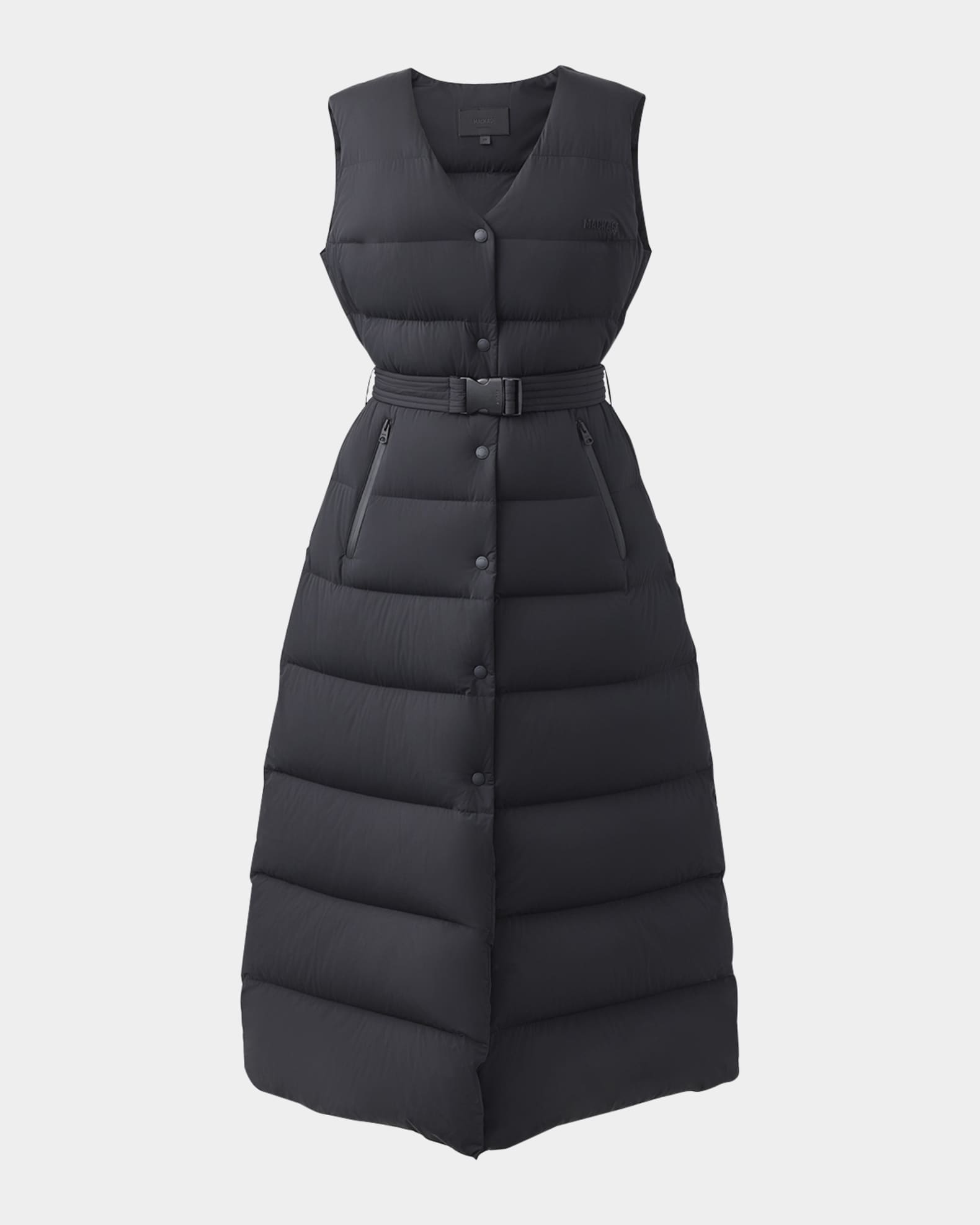 Mackage Misty Sleeveless Long Puffer Coat | Neiman Marcus
