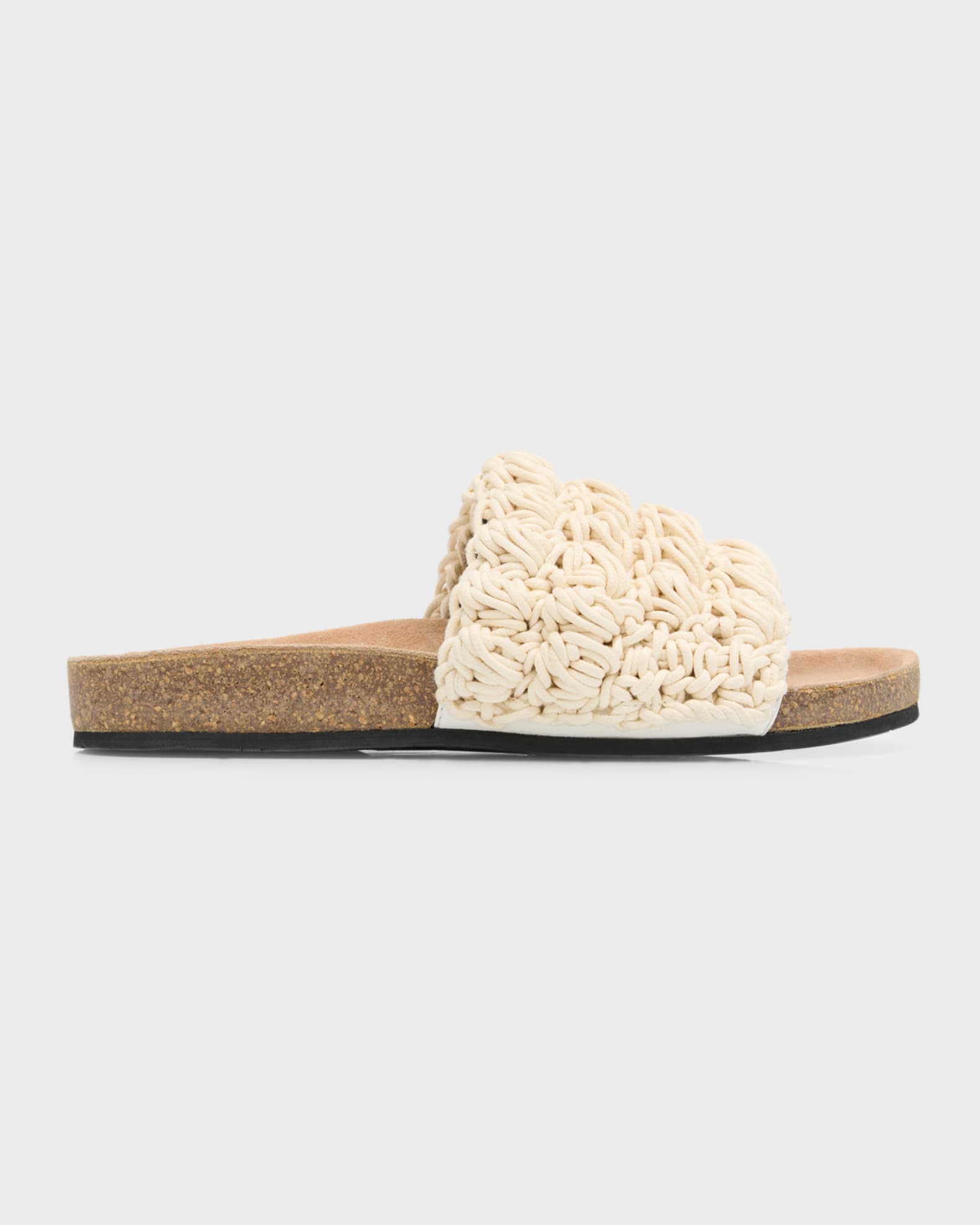 Crochet Comfort Easy Slide Sandals | Neiman Marcus