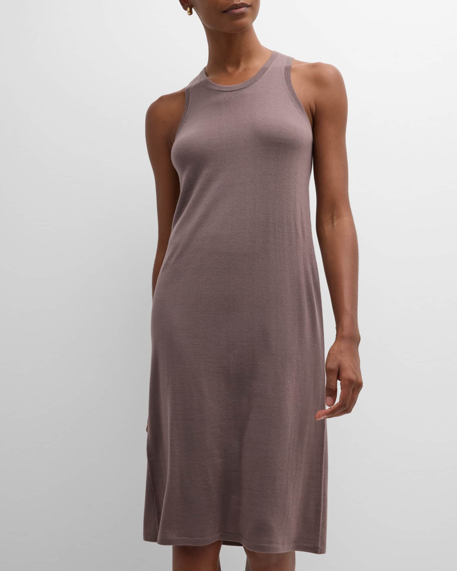 TSE Cashmere Superfine Cashmere Midi Tank Dress | Neiman Marcus