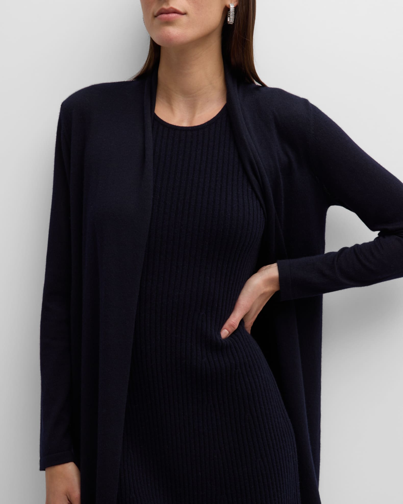 TSE Cashmere Superfine Cashmere Open-Front Cardigan | Neiman Marcus