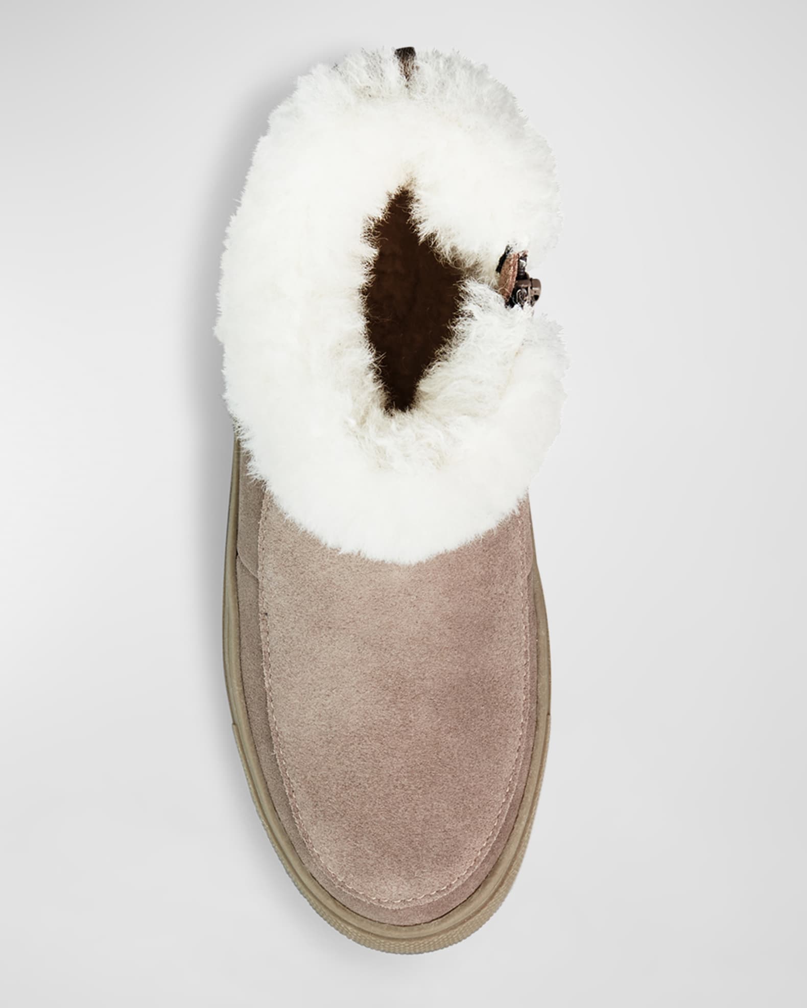 Cougar Amour Suede Faux Fur Cozy Booties | Neiman Marcus