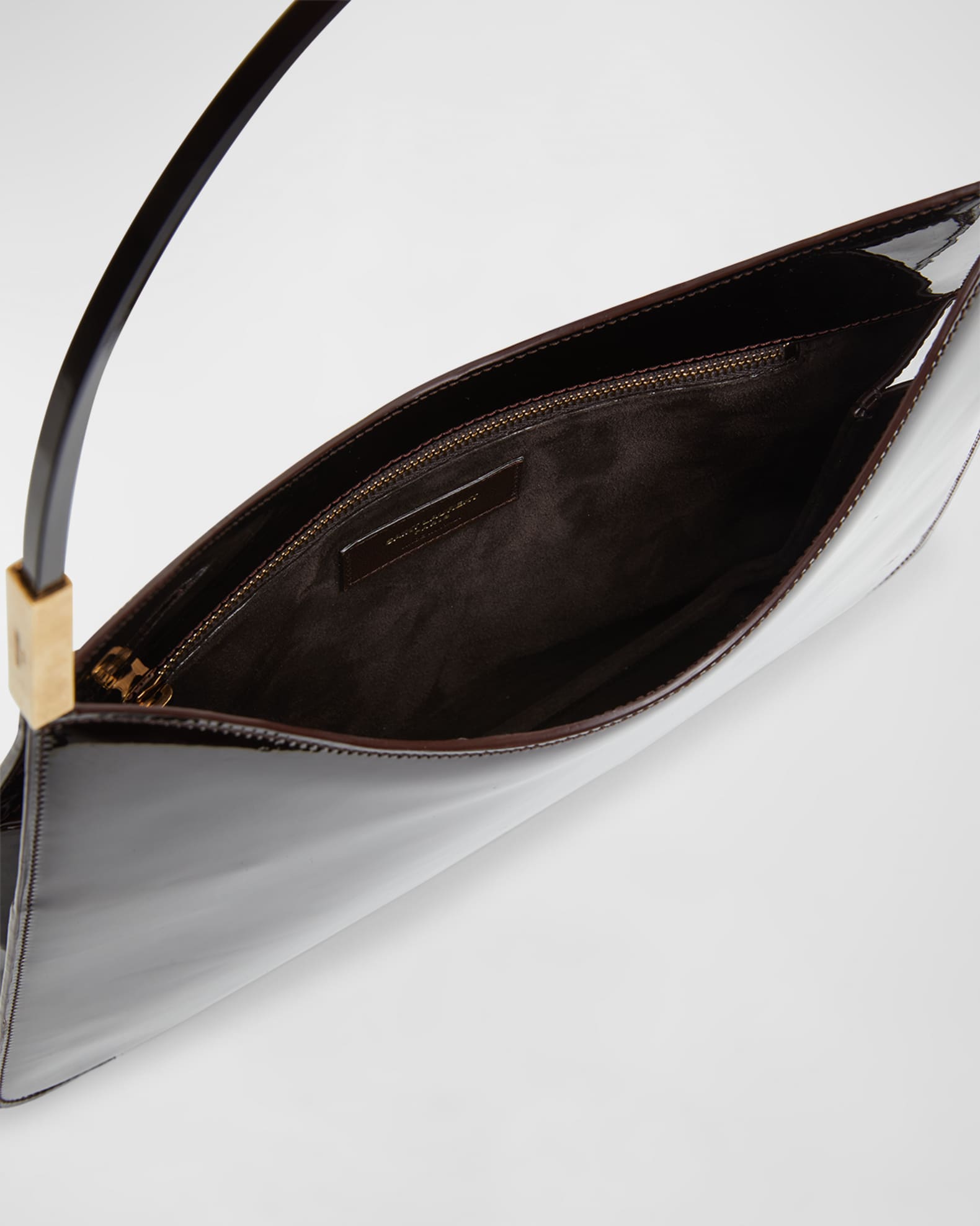 Saint Laurent Sadie Shoulder Bag in Patent Leather | Neiman Marcus