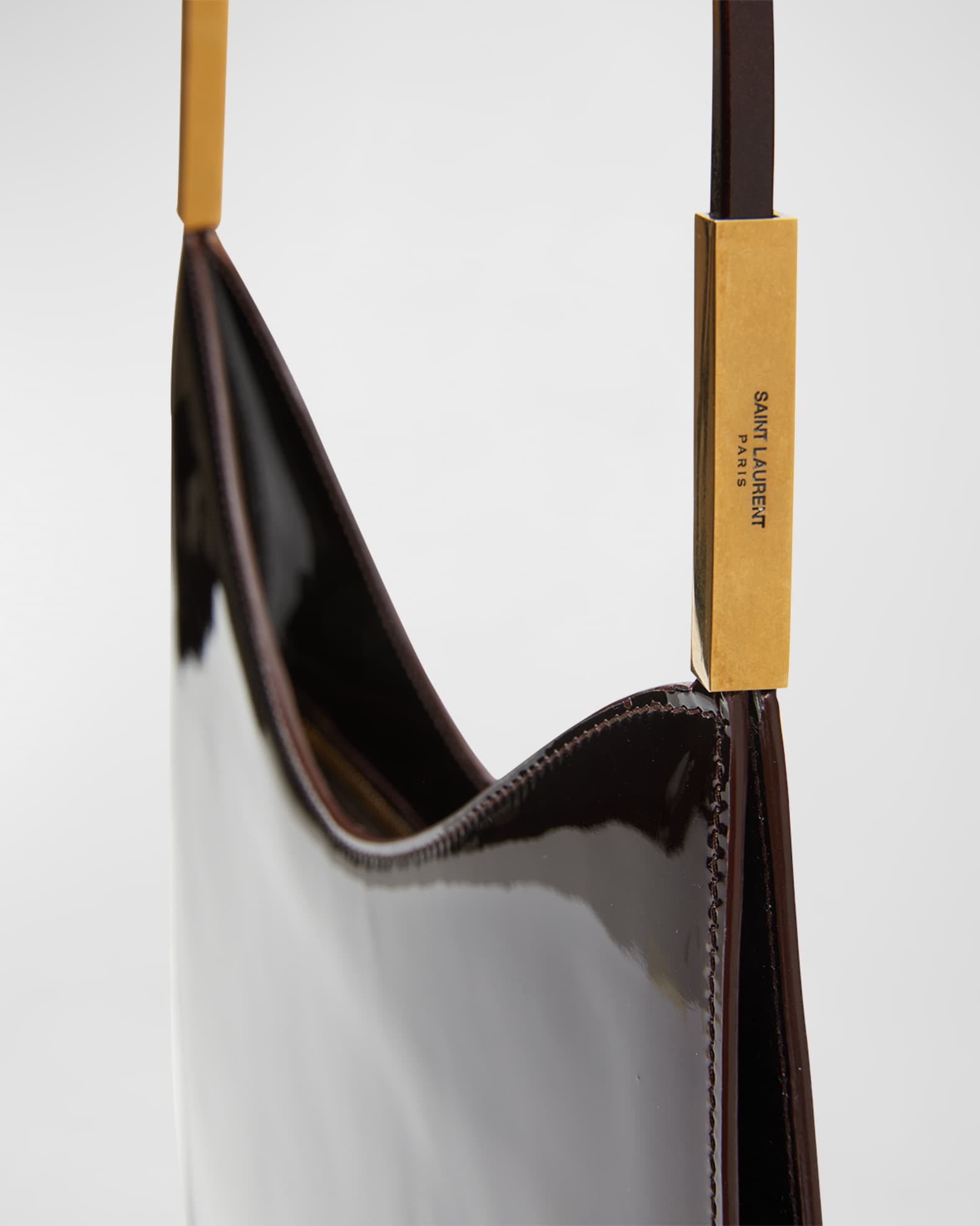 Saint Laurent Sadie Shoulder Bag in Patent Leather | Neiman Marcus