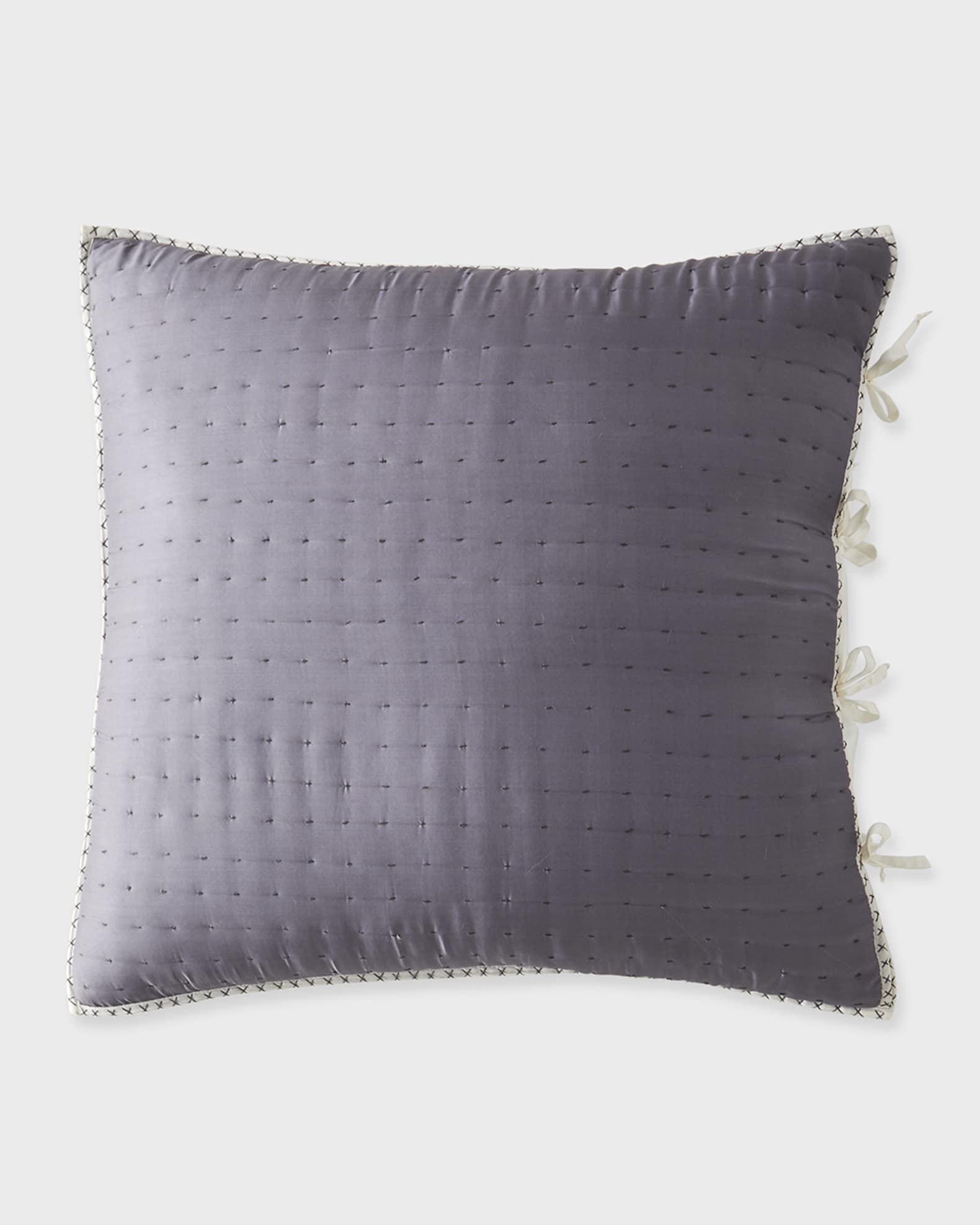 Designers Guild Chenevard Silver & Slate Euro Sham | Neiman Marcus