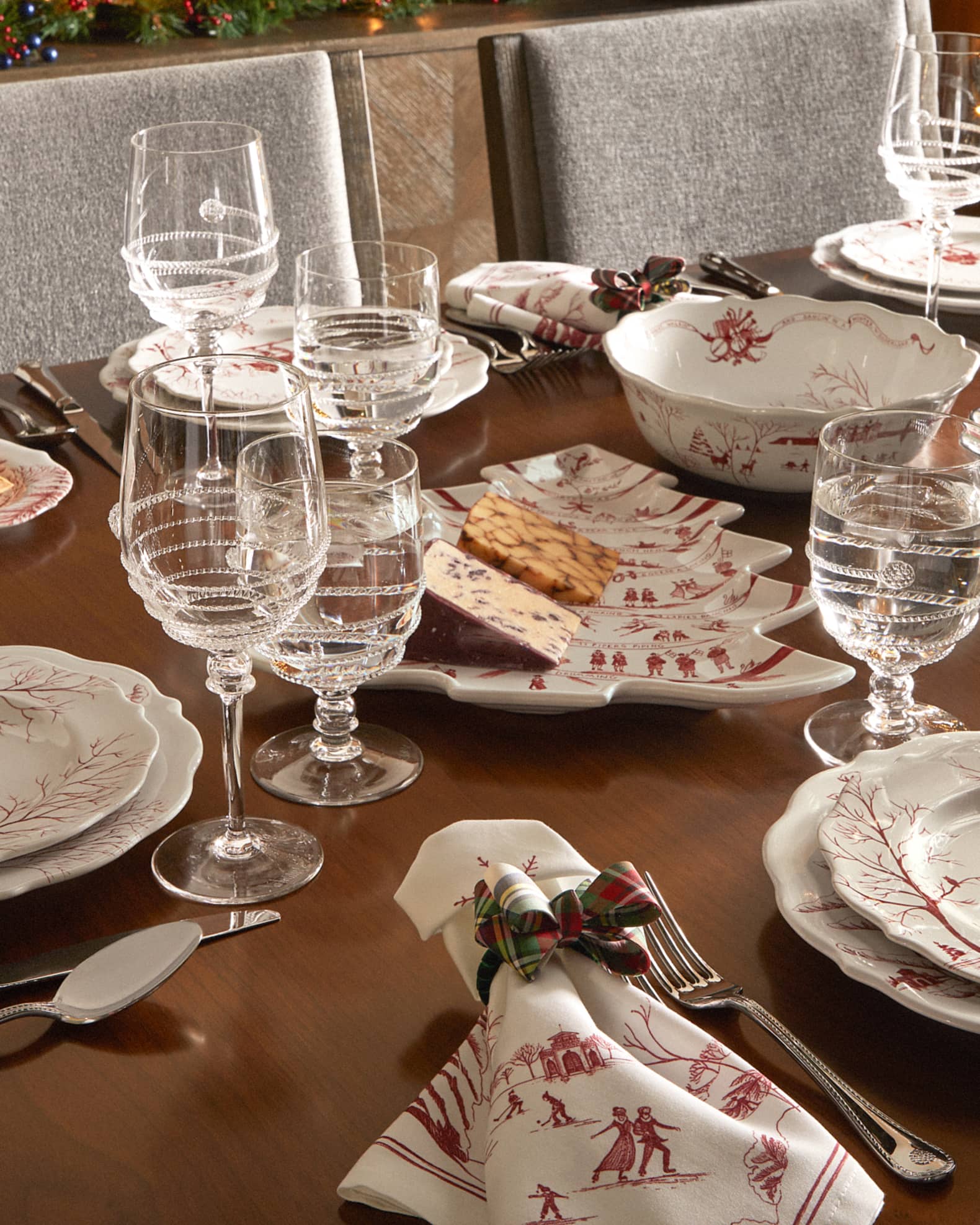 Juliska Amalia Full Body Red Wine Glasses, Set of 4 | Neiman Marcus