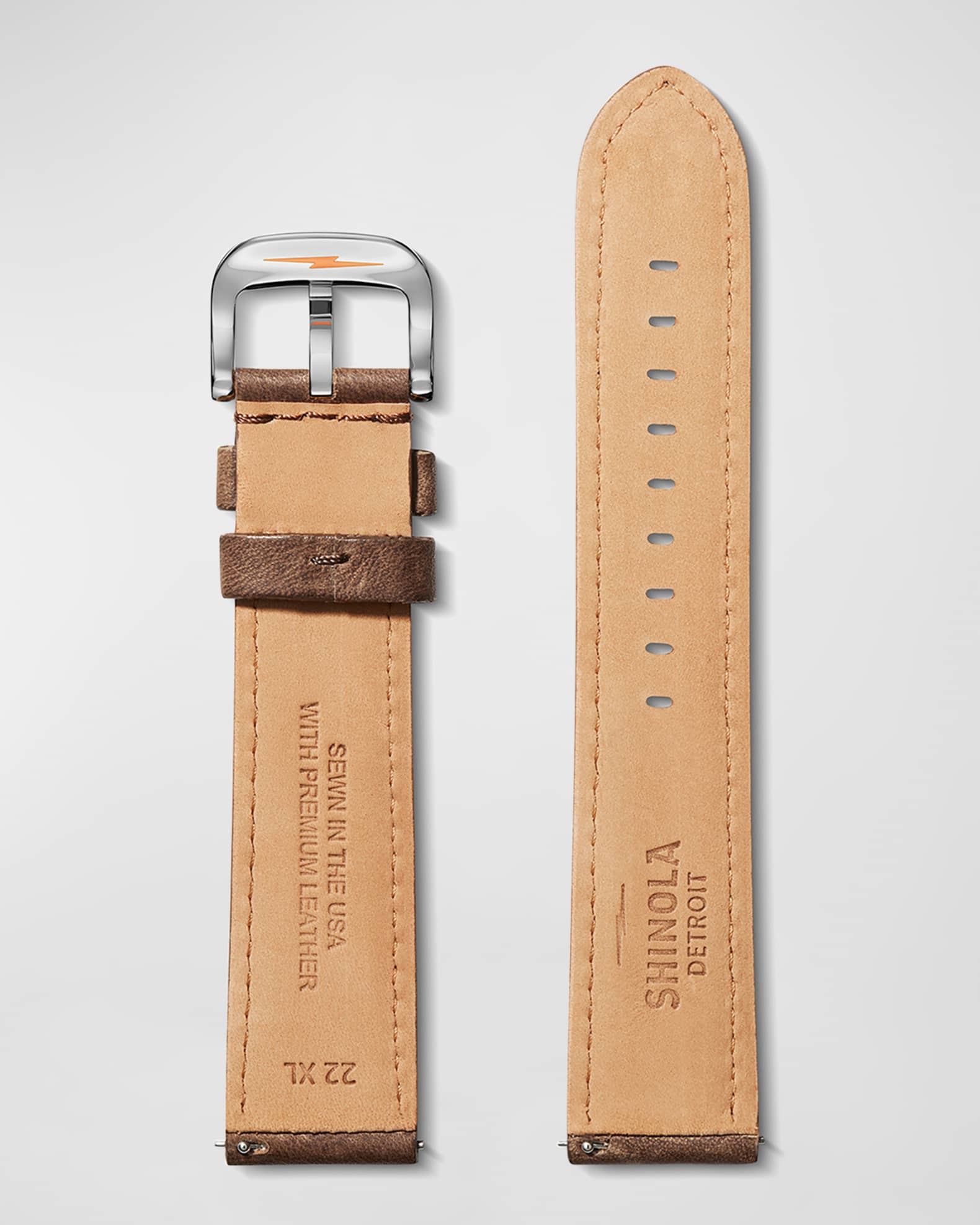 Shinola Men's Leather Watch Strap, 22mm | Neiman Marcus