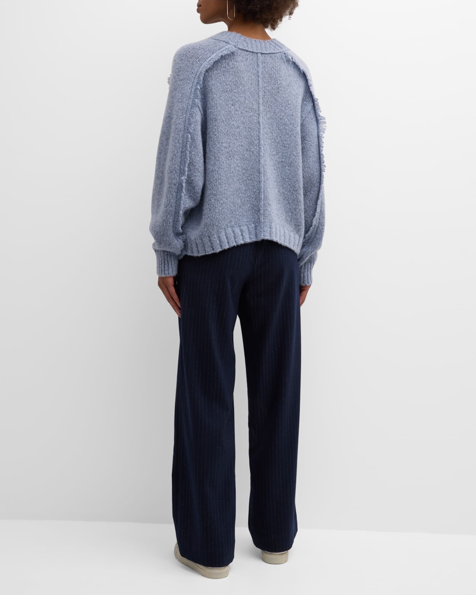 Brochu Walker Olena Straight-Leg Pinstripe Pants | Neiman Marcus