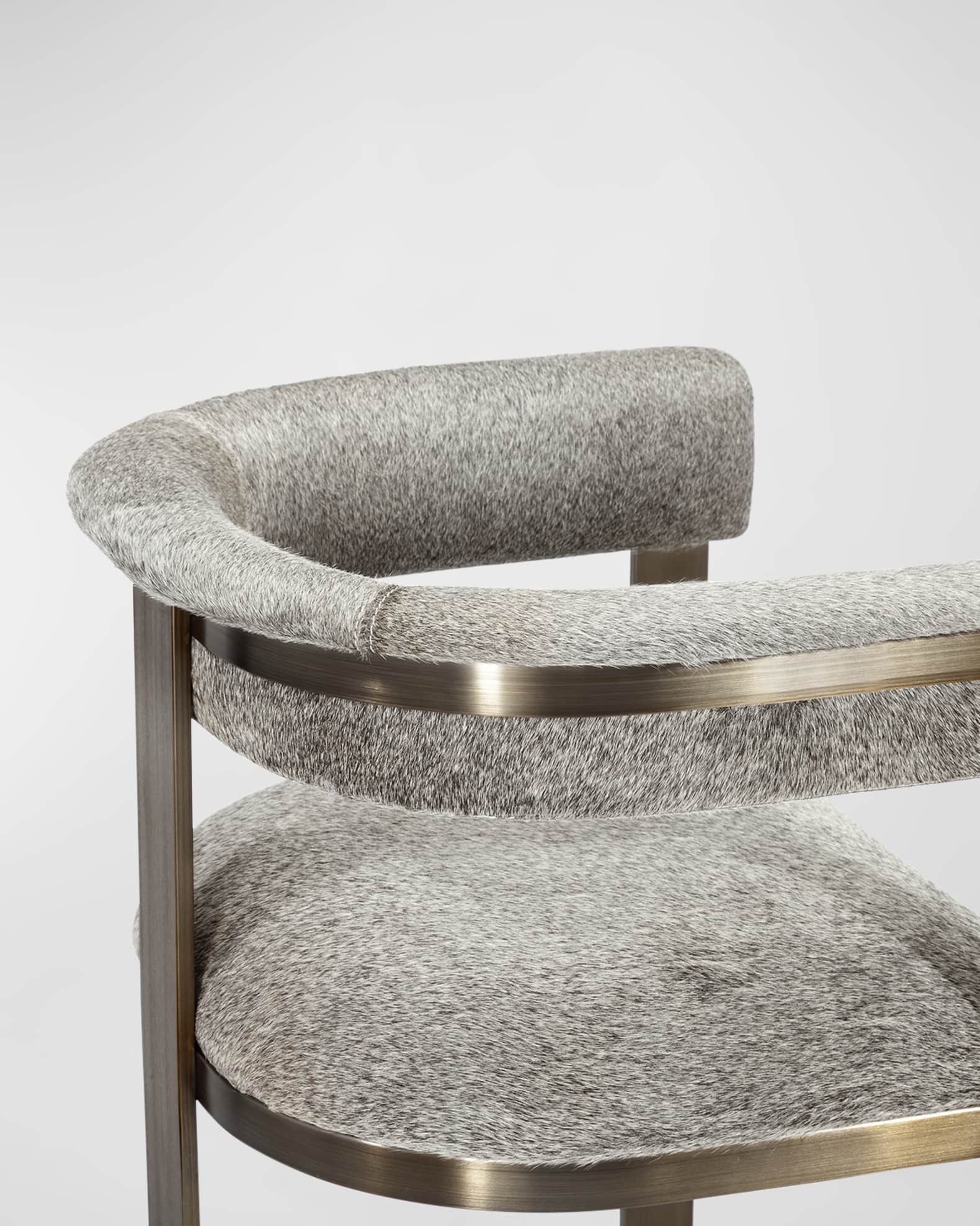 Interlude Home Darcy Hide 27" Counter Stool | Neiman Marcus