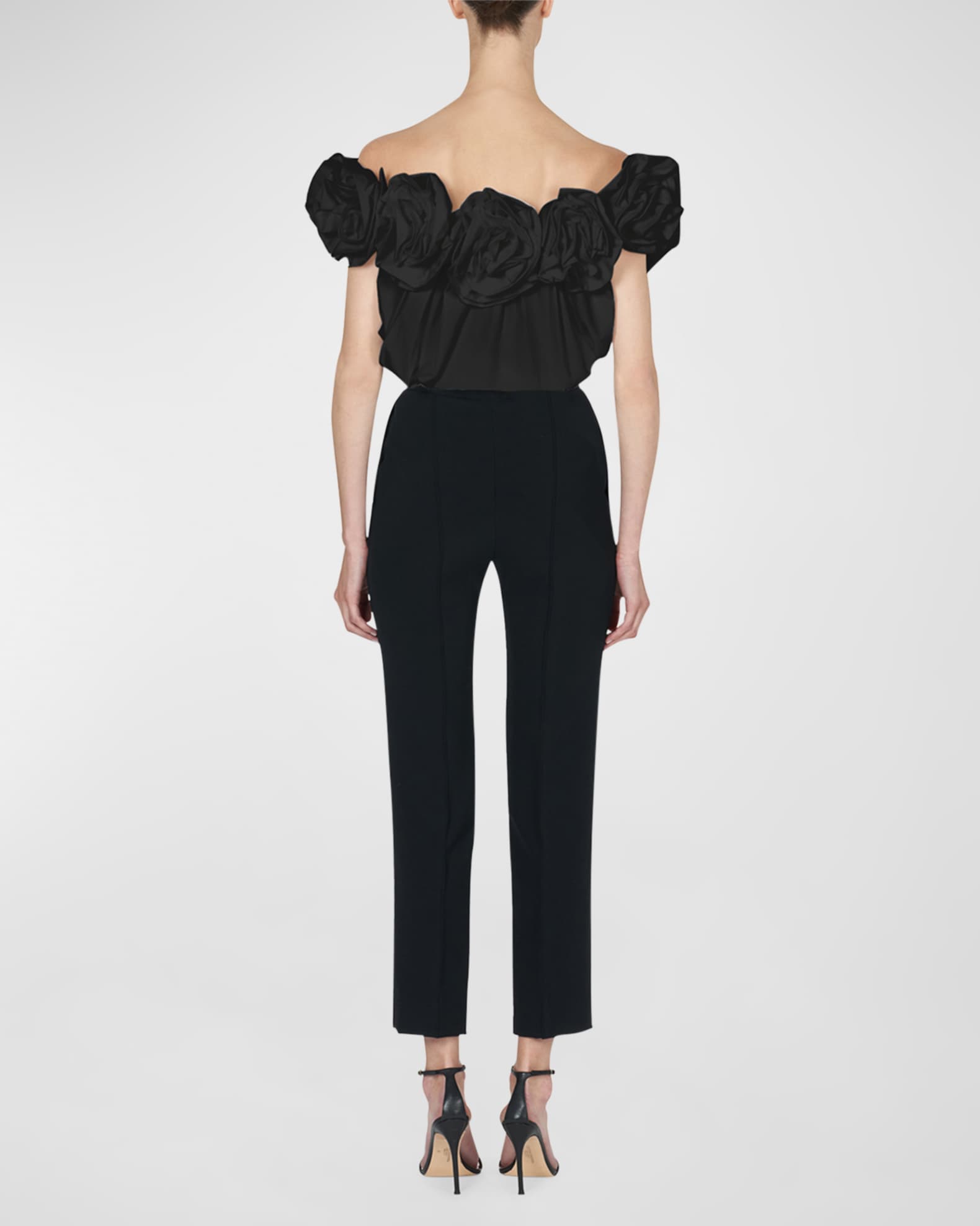 Rosette Off-Shoulder Top | Neiman Marcus