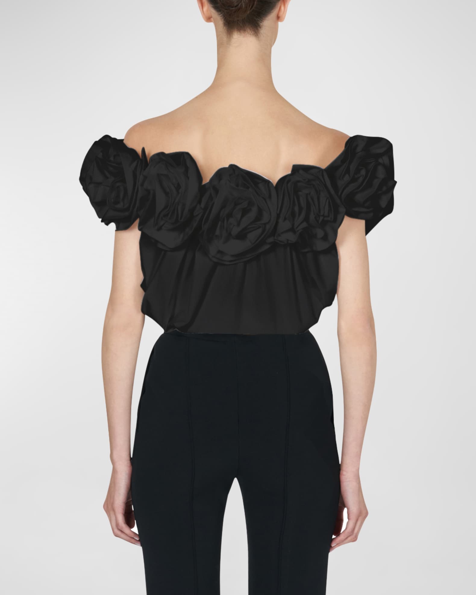 Rosette Off-Shoulder Top | Neiman Marcus