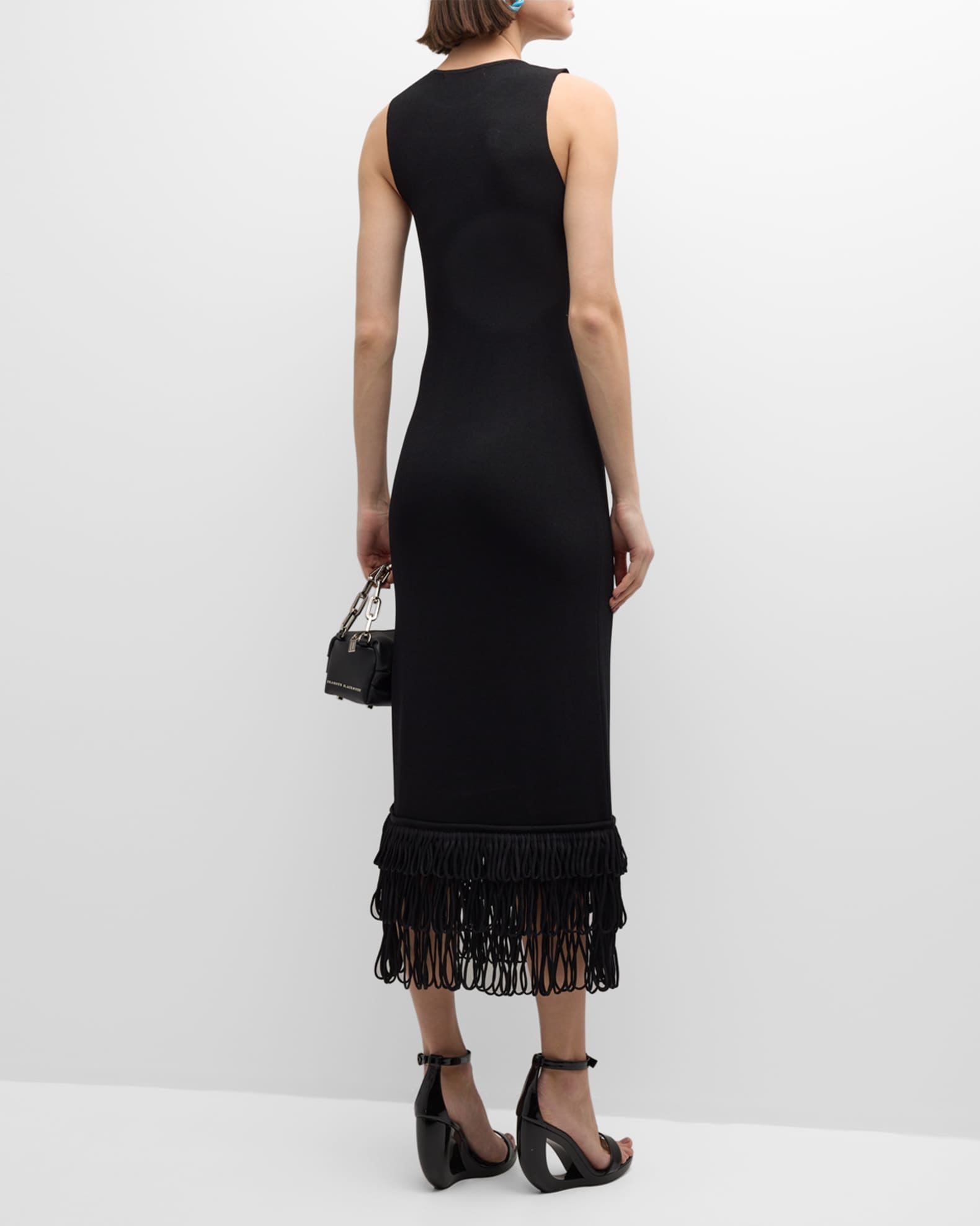 SIMONMILLER Alber Knit Sleeveless Crewneck Maxi Dress | Neiman Marcus