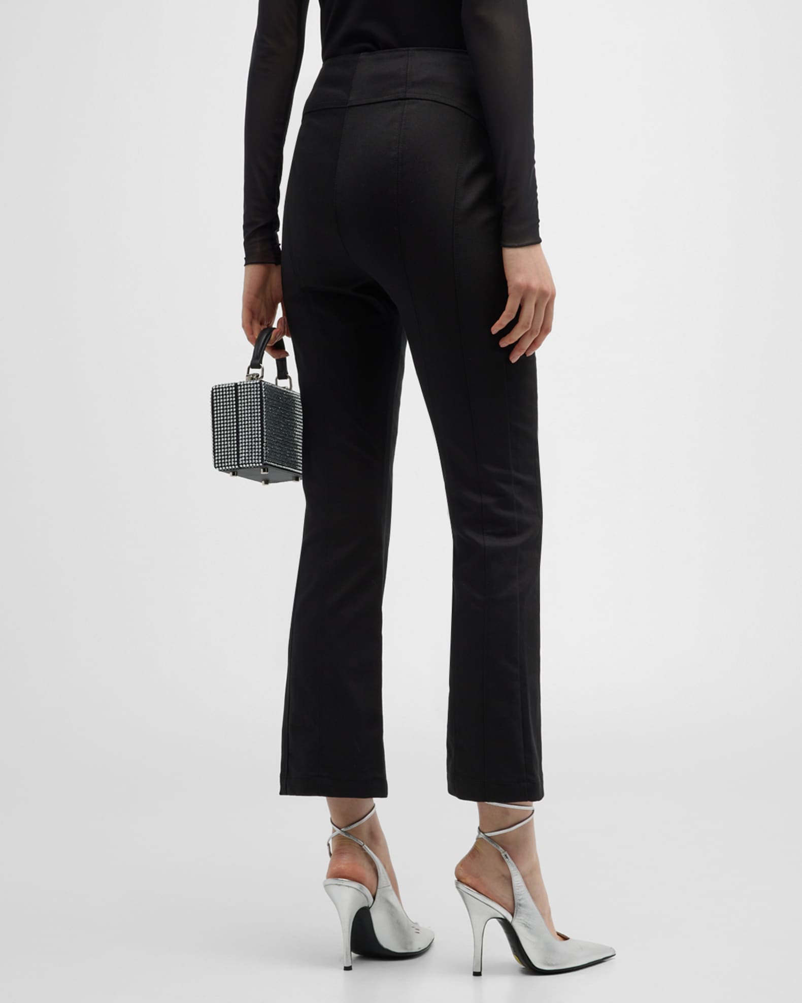 Cinq a Sept Loren Stretch Cropped Denim Pants | Neiman Marcus