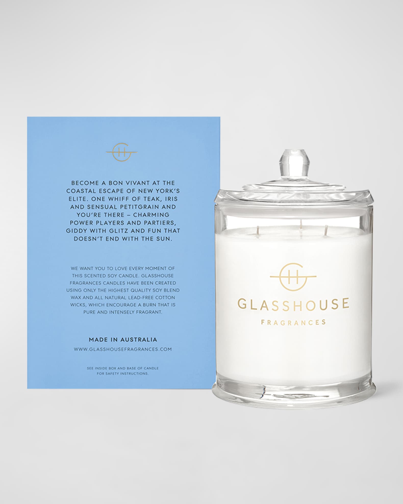 GLASSHOUSE FRAGRANCES The Hamptons Candle, 760 g | Neiman Marcus