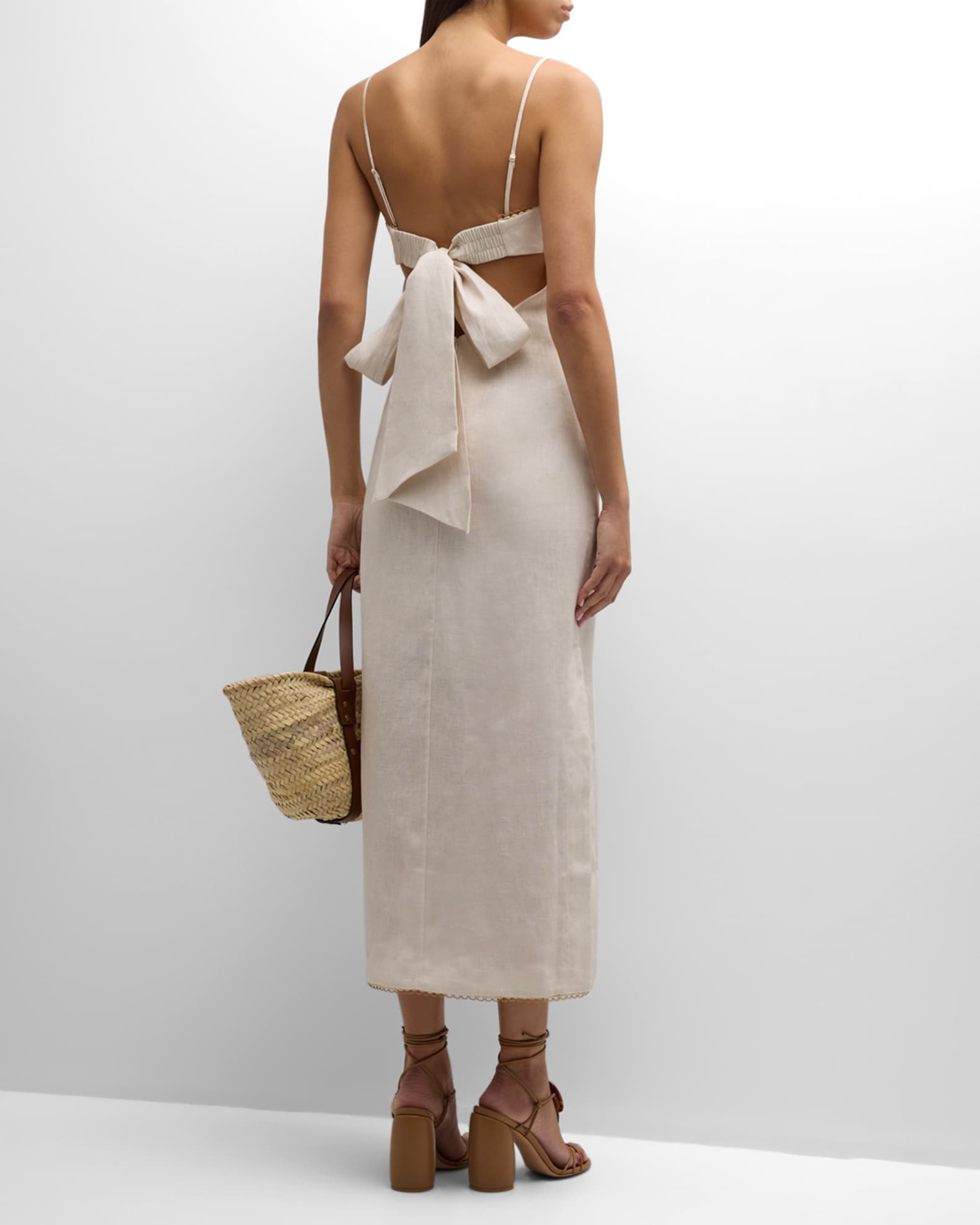 Zimmermann Lexi Floral Strapless Column Dress | Neiman Marcus