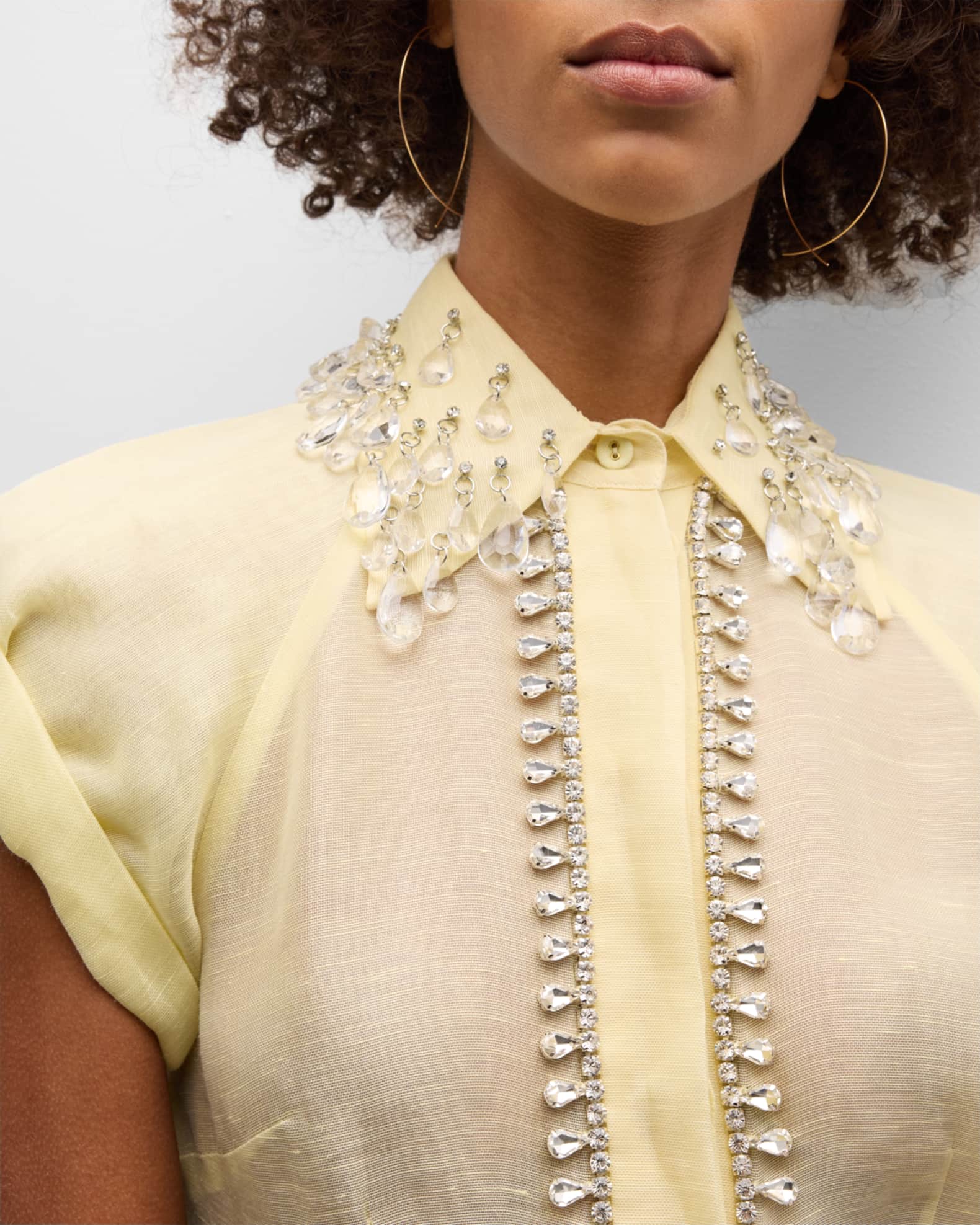 Zimmermann Matchmaker Diamante Blouse | Neiman Marcus
