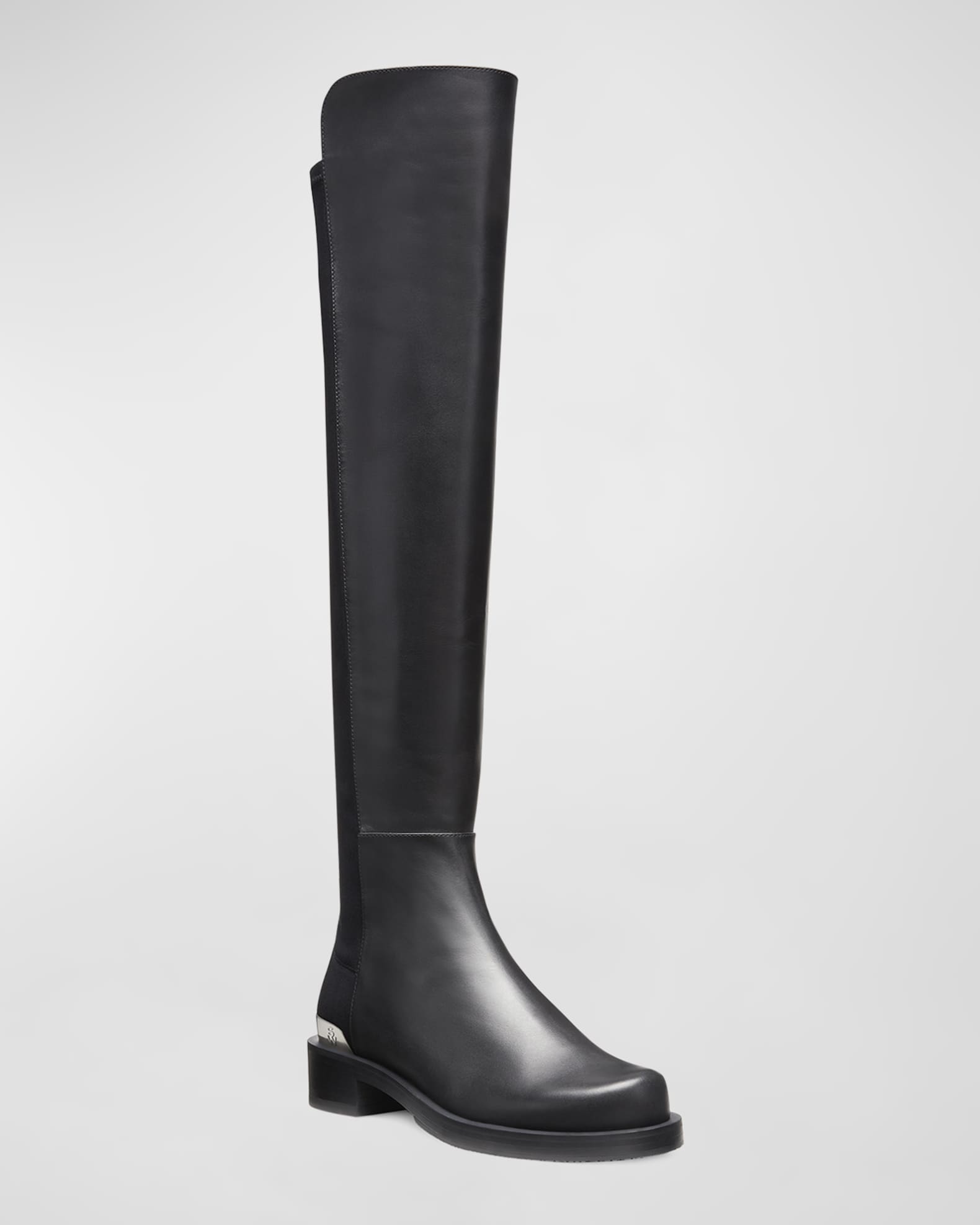 Stuart Weitzman 5050 Leather Over-The-Knee Boots | Neiman Marcus