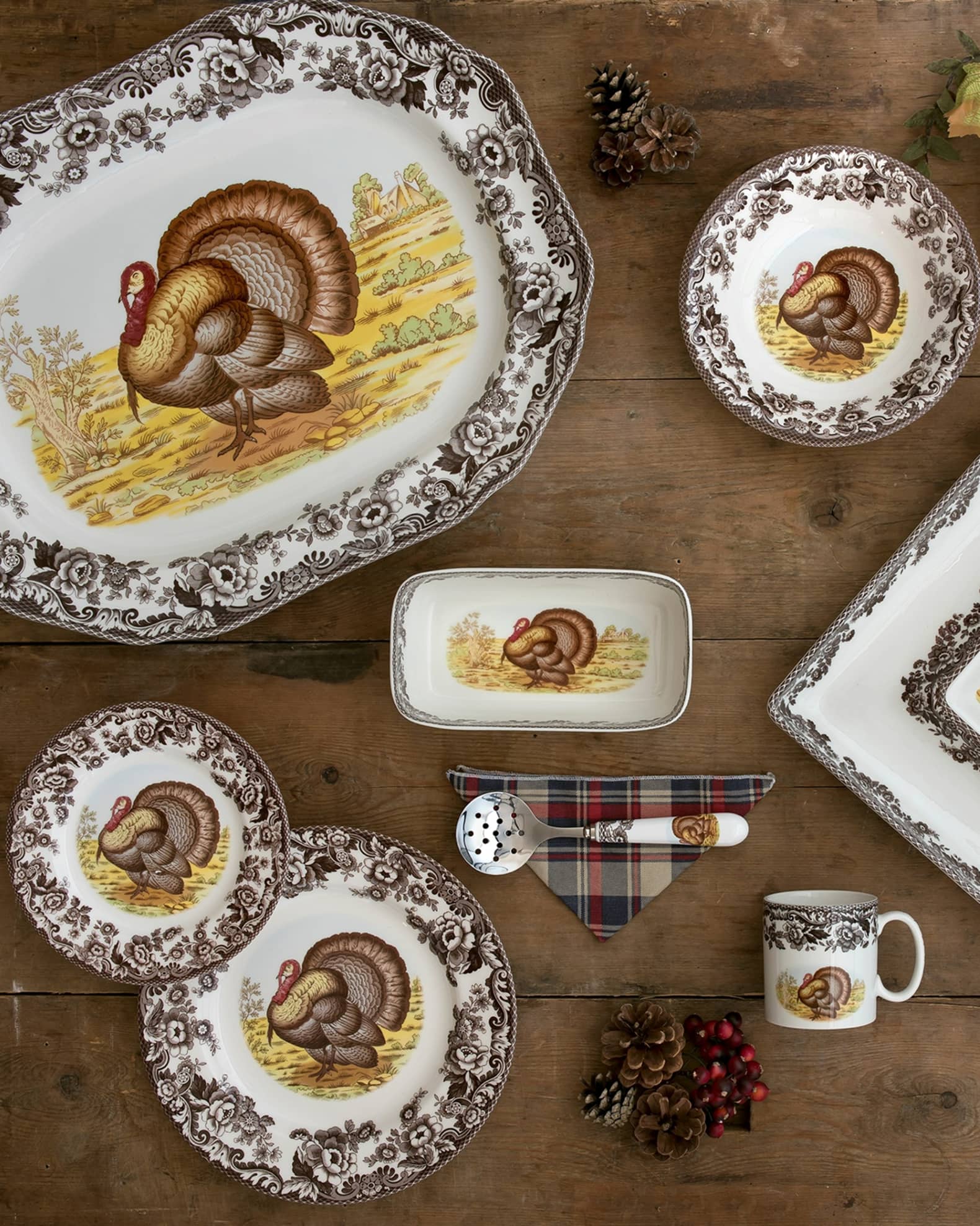 Spode Woodland Grand Thanksgiving Set, Service for 4 | Neiman Marcus