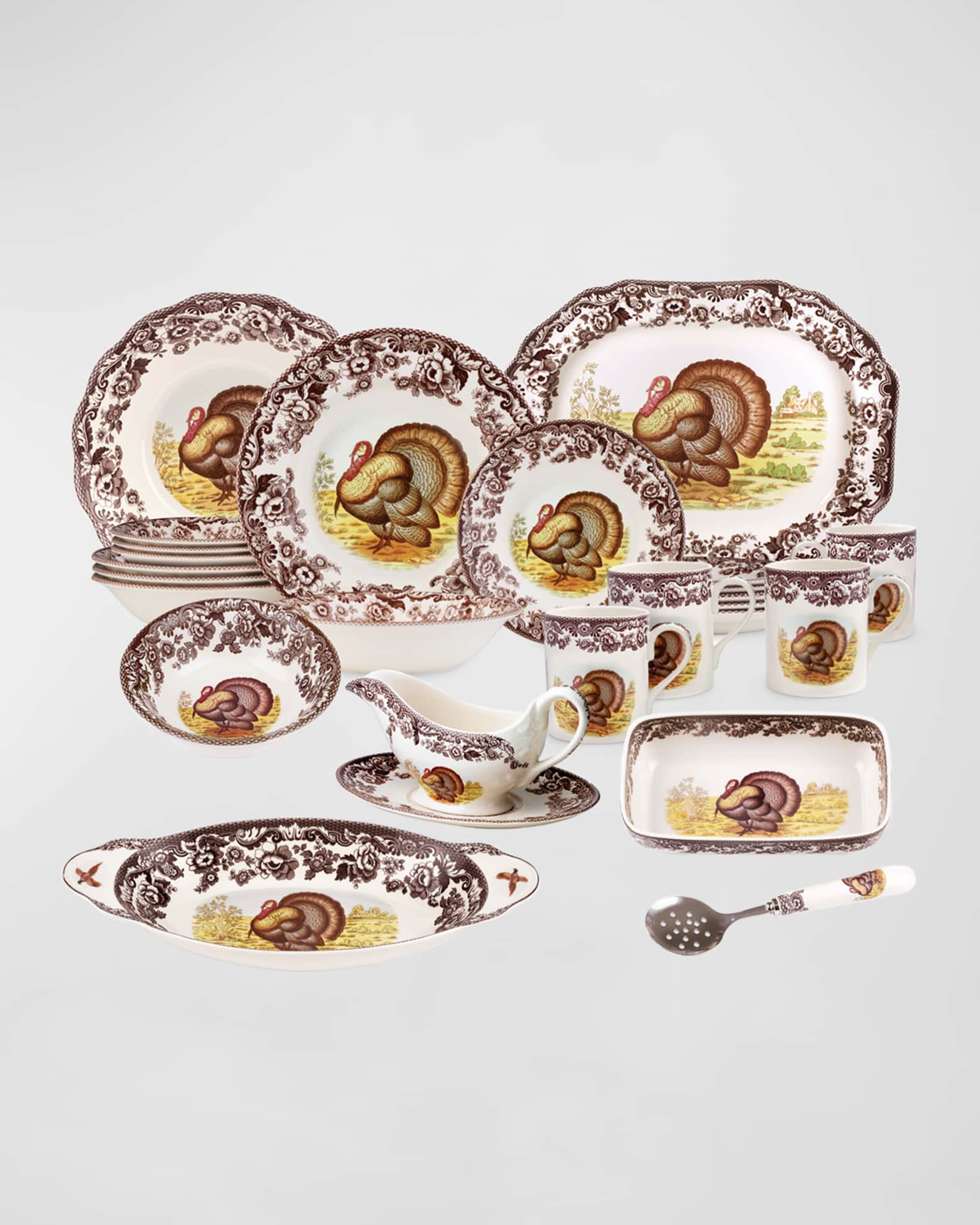 Spode Woodland Grand Thanksgiving Set, Service for 4 | Neiman Marcus