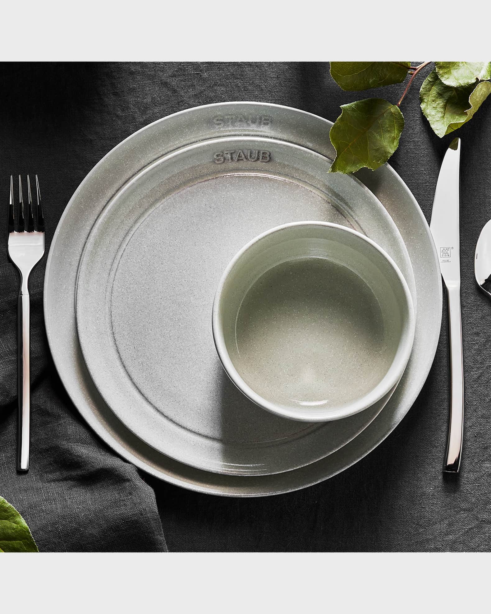 Staub Ceramic 12-Piece Dinnerware Set | Neiman Marcus