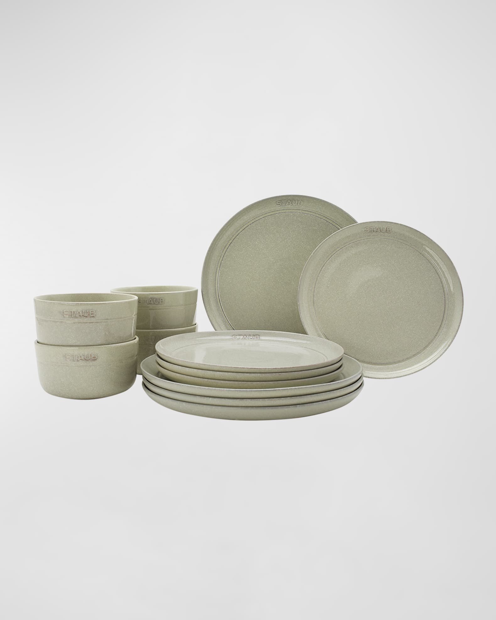 Staub Ceramic 12-Piece Dinnerware Set | Neiman Marcus