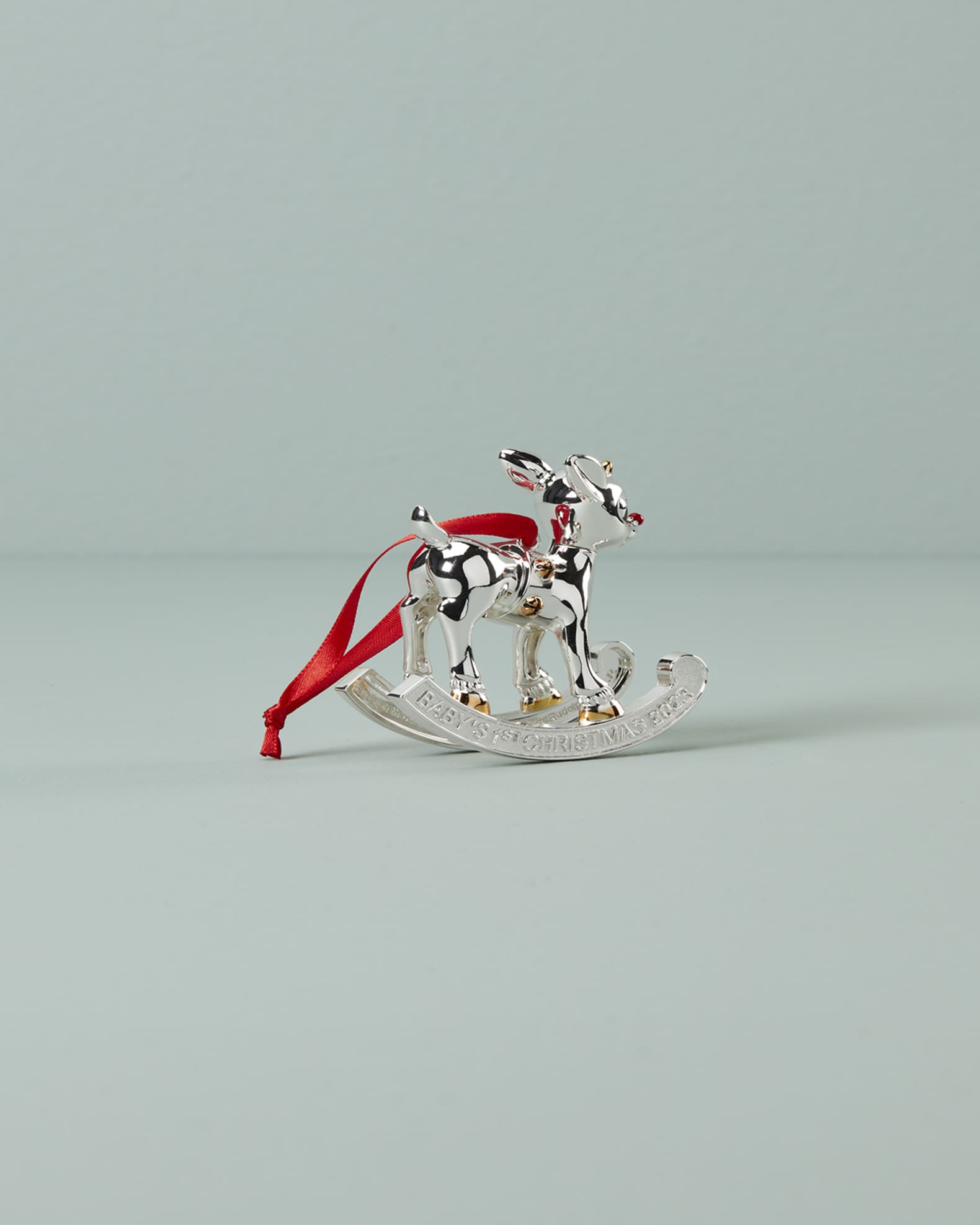 Lenox 2023 Baby's First Christmas Rudolph Ornament | Neiman Marcus