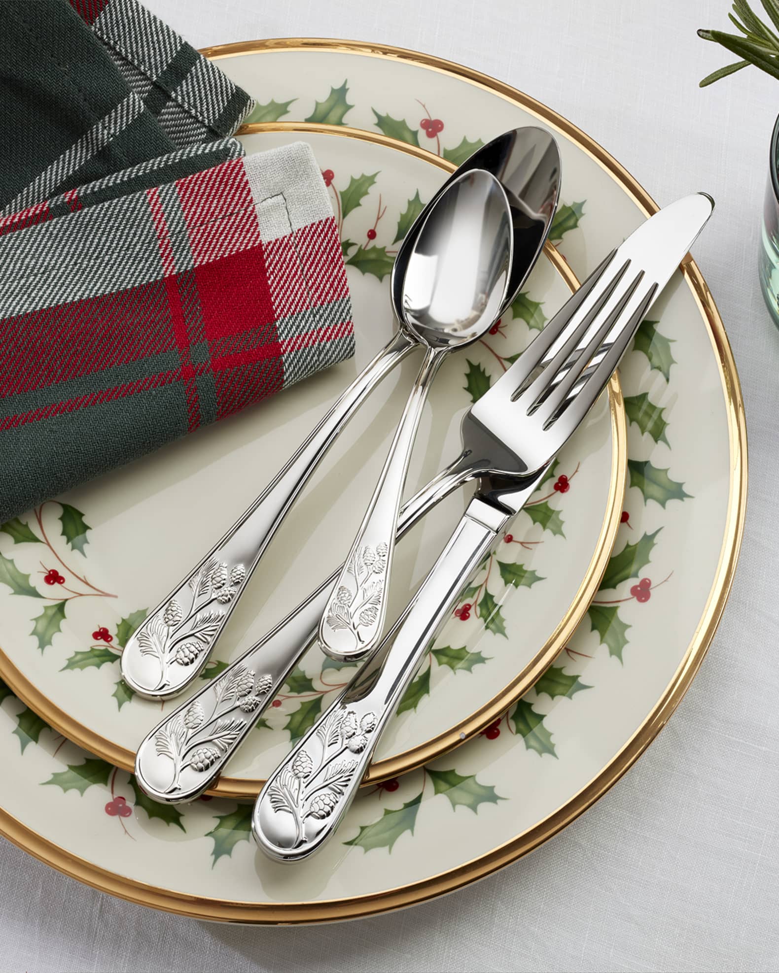 Lenox Chestnut Ridge 65-Piece Flatware Set | Neiman Marcus