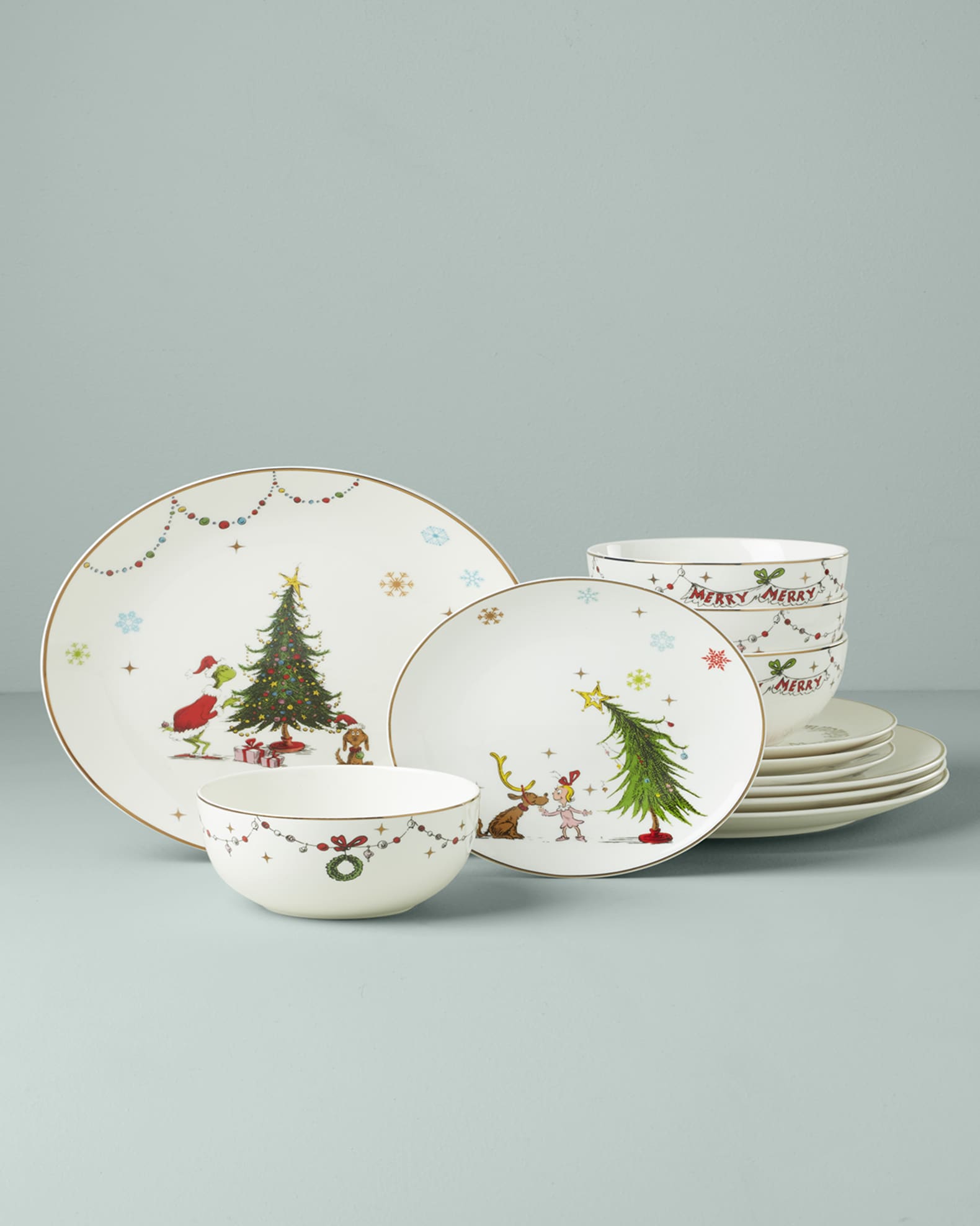 Merry Grinchmas Dinnerware Collection | Neiman Marcus