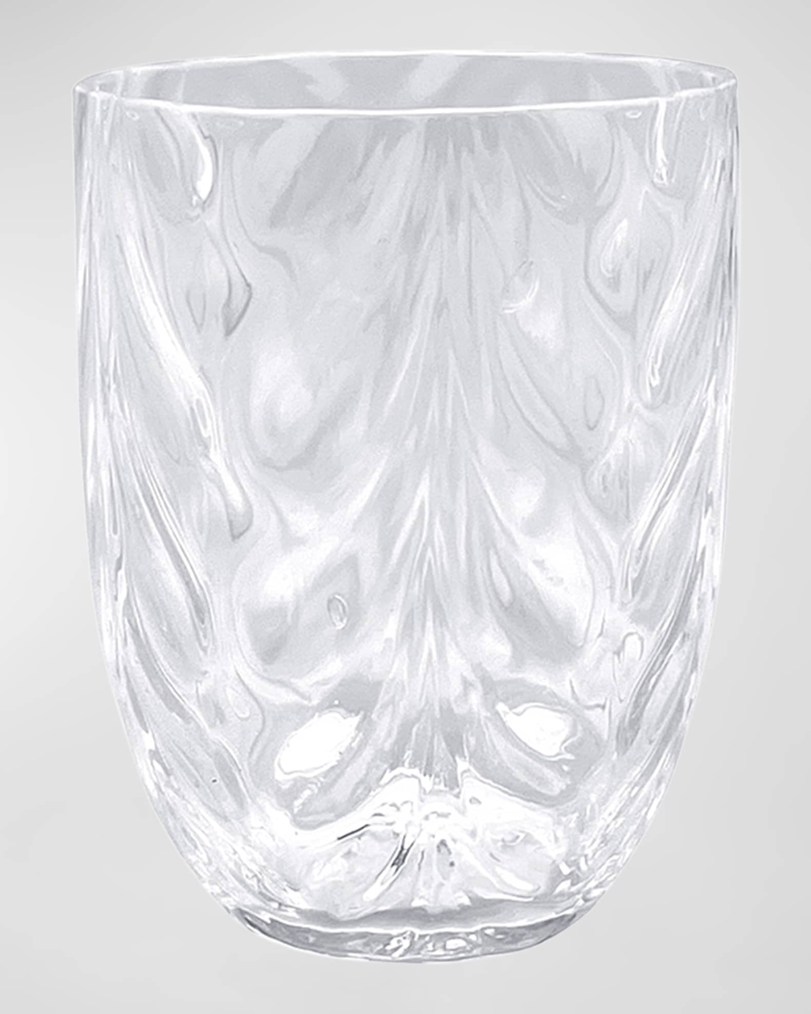 Mariposa Sip Sip Wave Crystal Clear Stemless Glass | Neiman Marcus