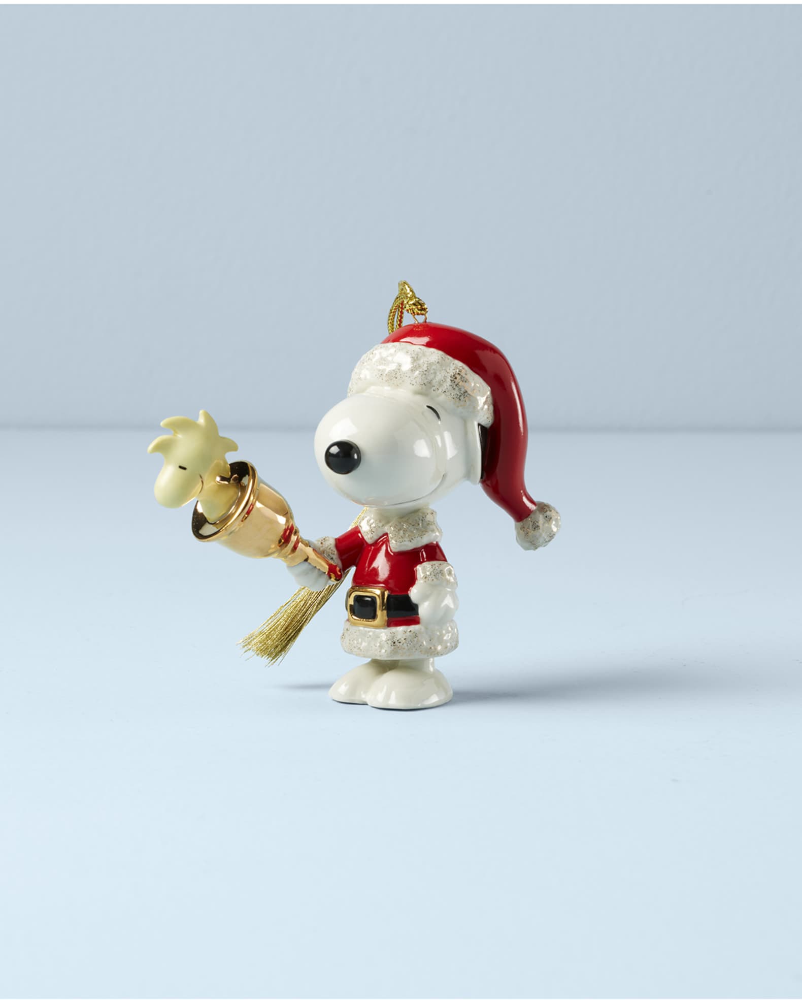 Lenox Snoopy Ringing Bell Christmas Ornament | Neiman Marcus