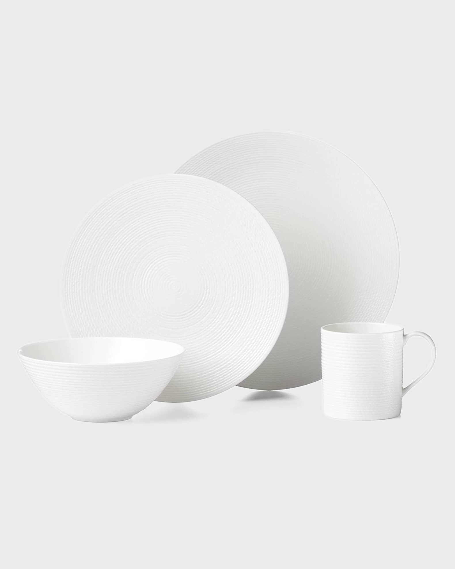 Lenox LX Collective White Dinner Plates, Set of 4 | Neiman Marcus