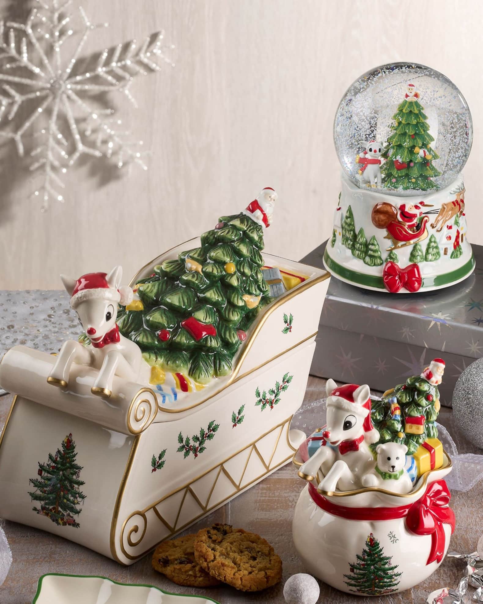 Spode Rudolph Cookie Jar | Neiman Marcus