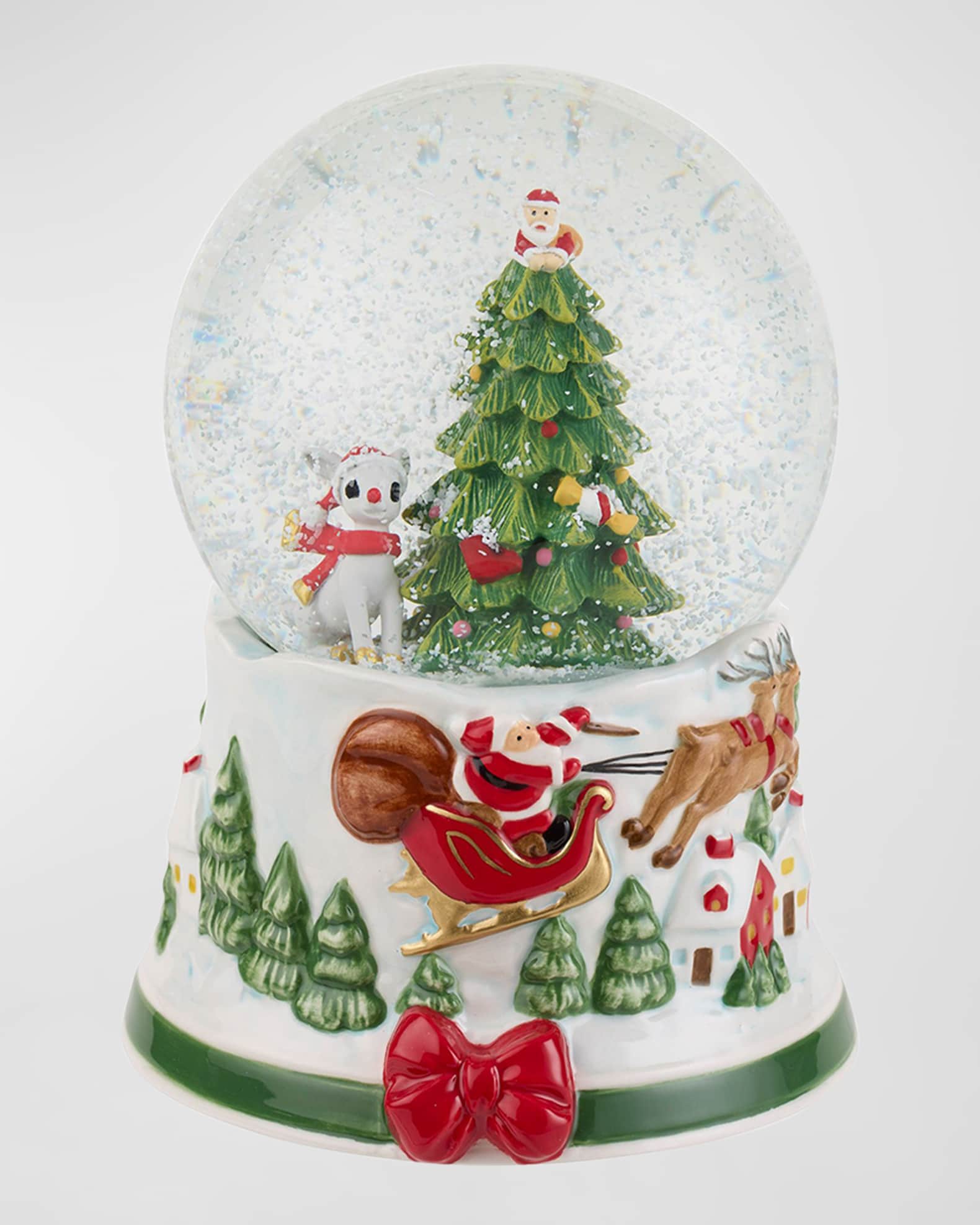Spode Rudolph Snow Globe | Neiman Marcus