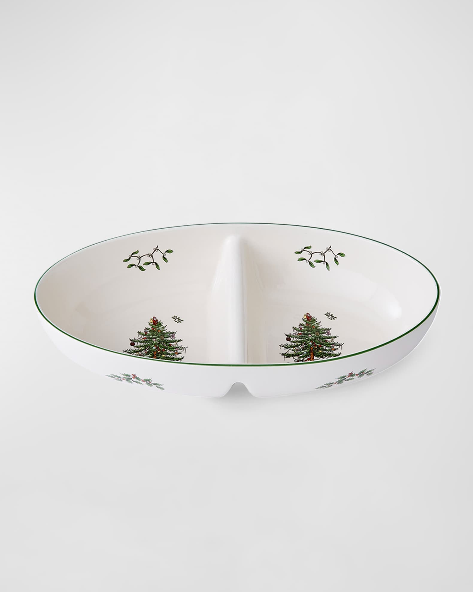 Spode Christmas Tree Traditional Large Divided Server, 13.8" | Neiman ...