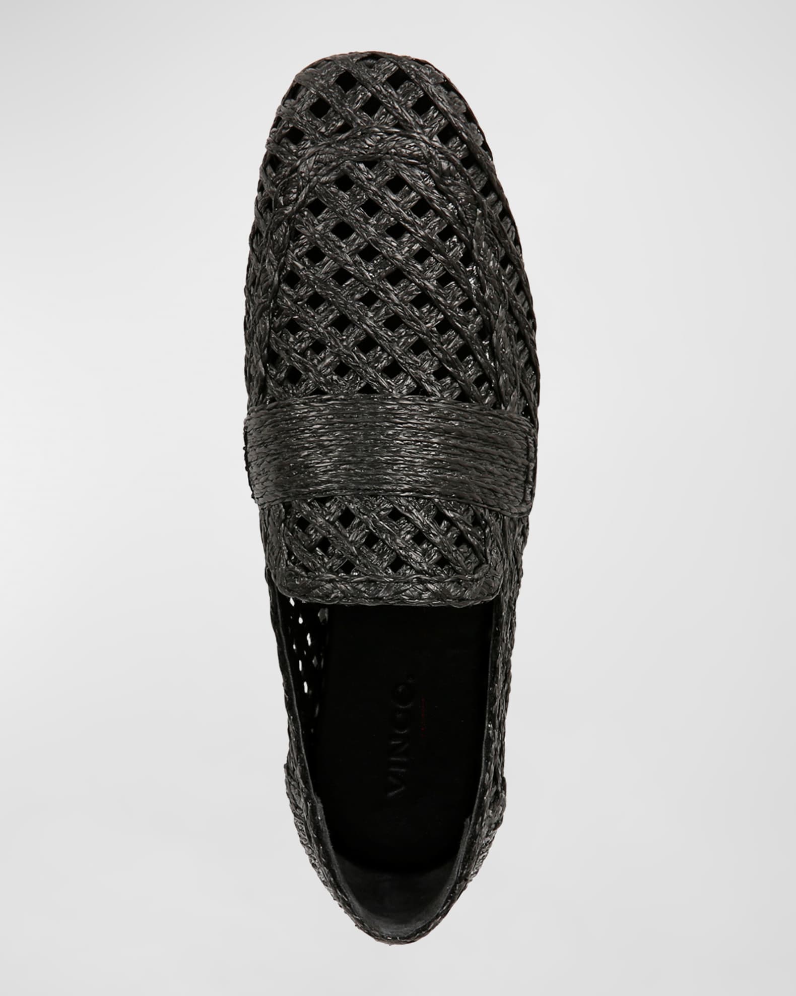 Vince Davis Flat Raffia Loafers | Neiman Marcus