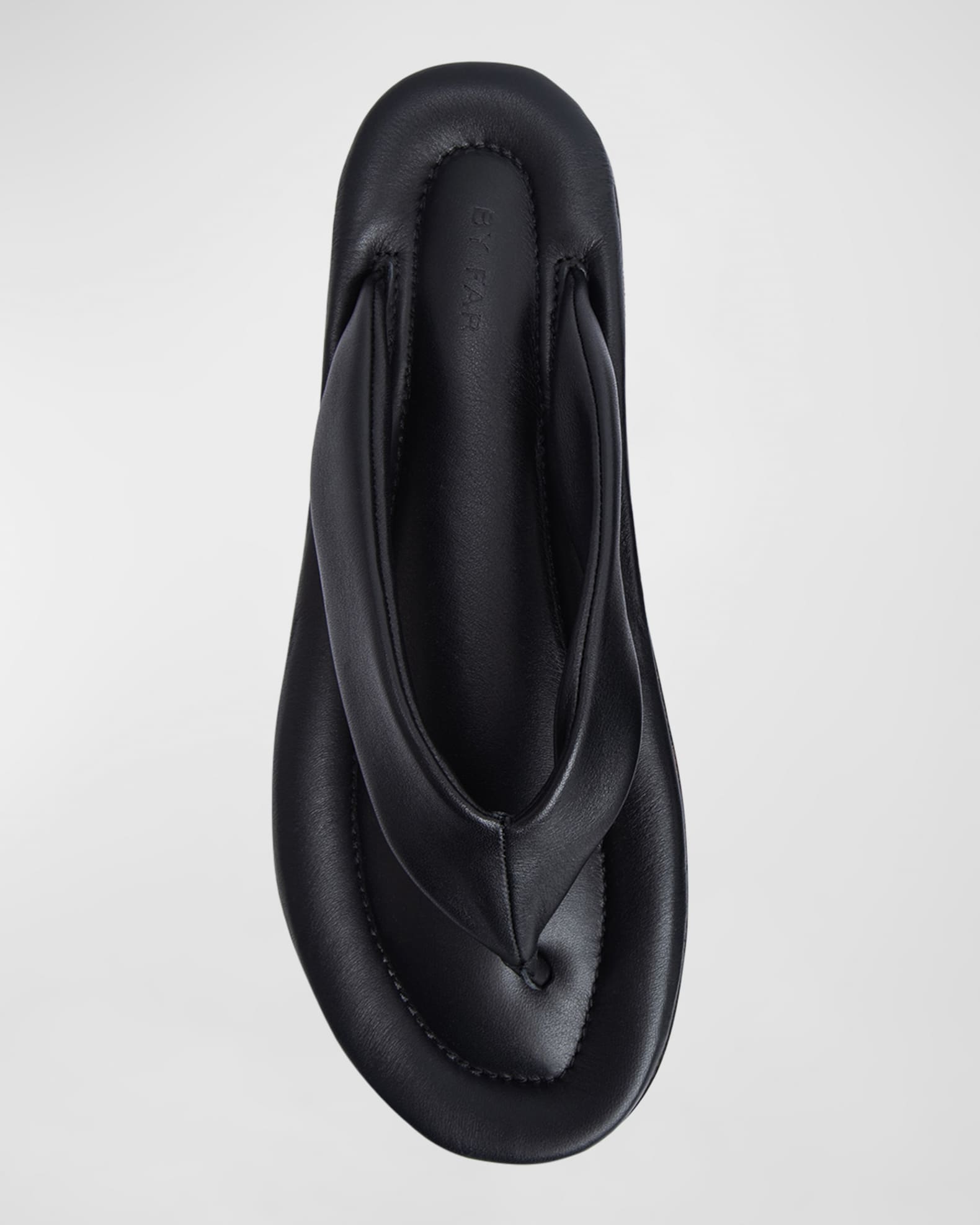 Dasha Leather Flat Thong Sandals | Neiman Marcus