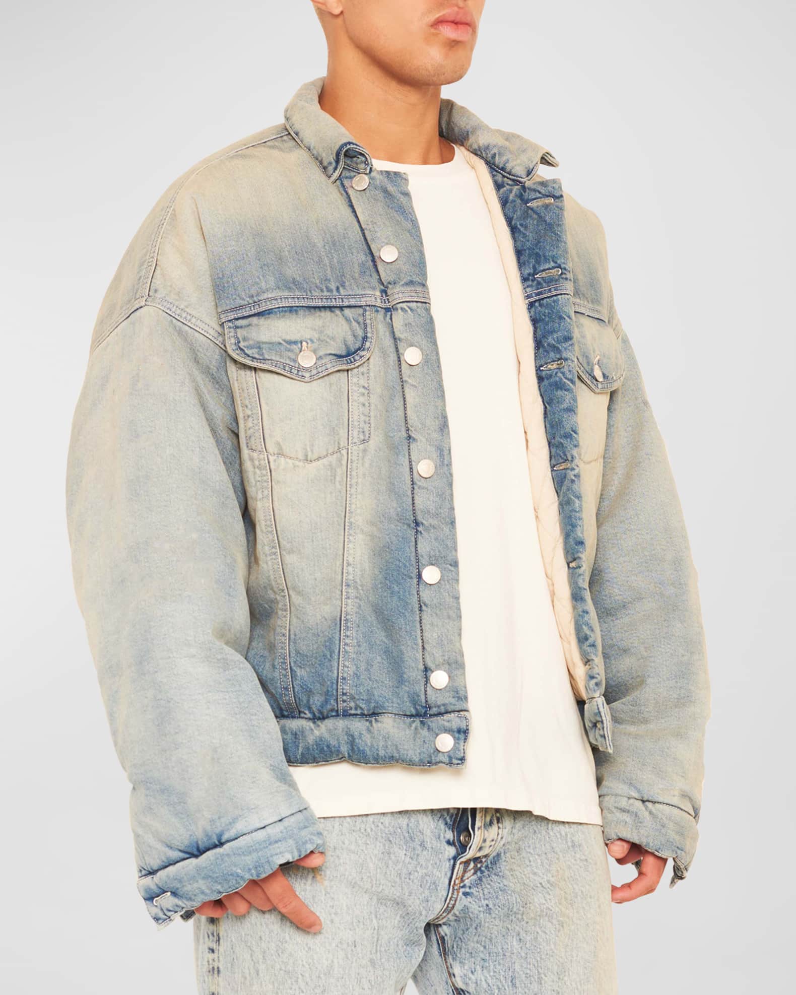 Alchemist Men's Apollo Padded Trucker Jacket | Neiman Marcus