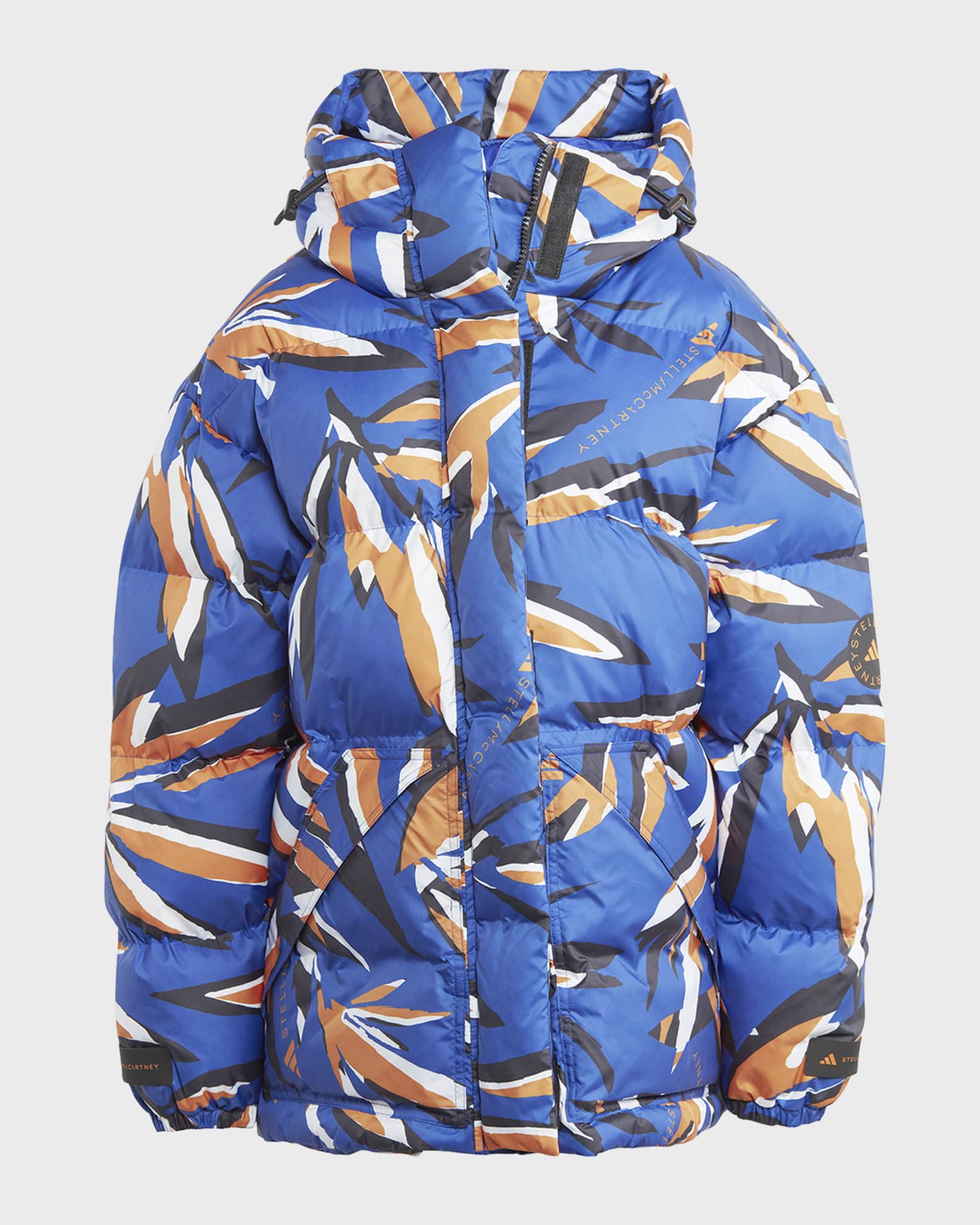 adidas by Stella McCartney TrueNature Printed Puffer Jacket | Neiman Marcus