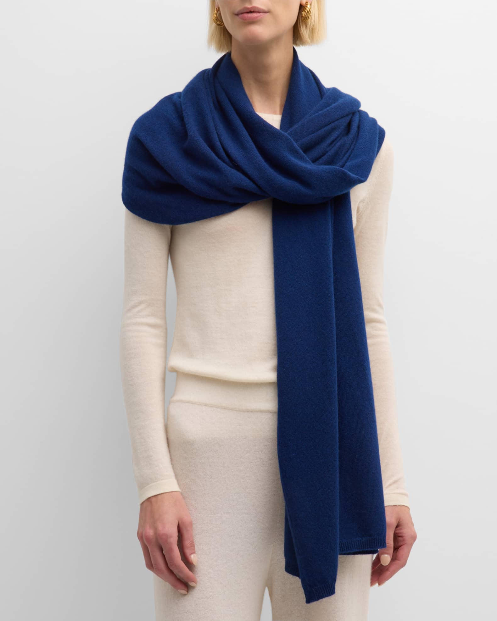 Sofia Cashmere Oversized Cashmere Travel Wrap | Neiman Marcus