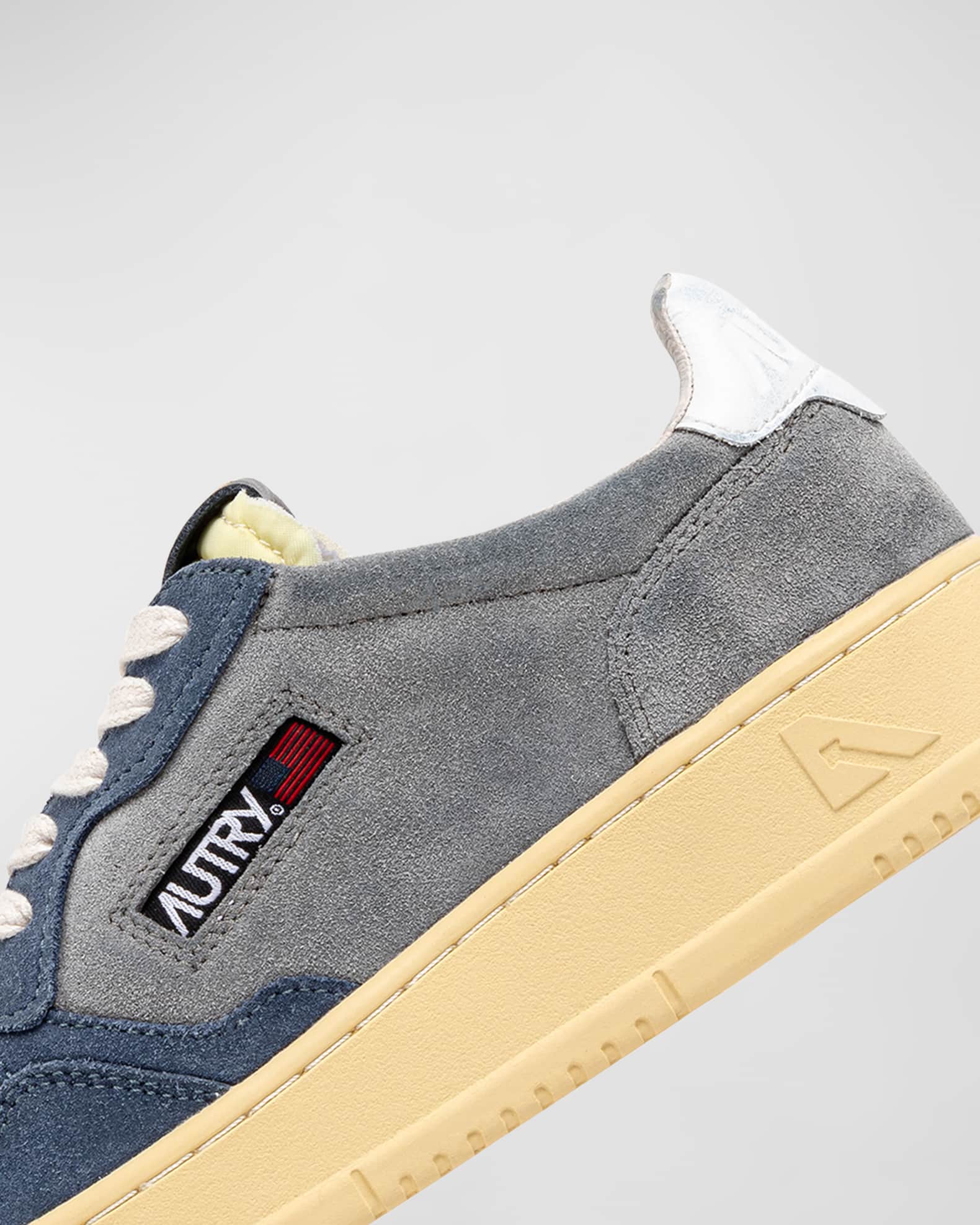 AUTRY Men's Medalist Suede Low-Top Sneakers | Neiman Marcus