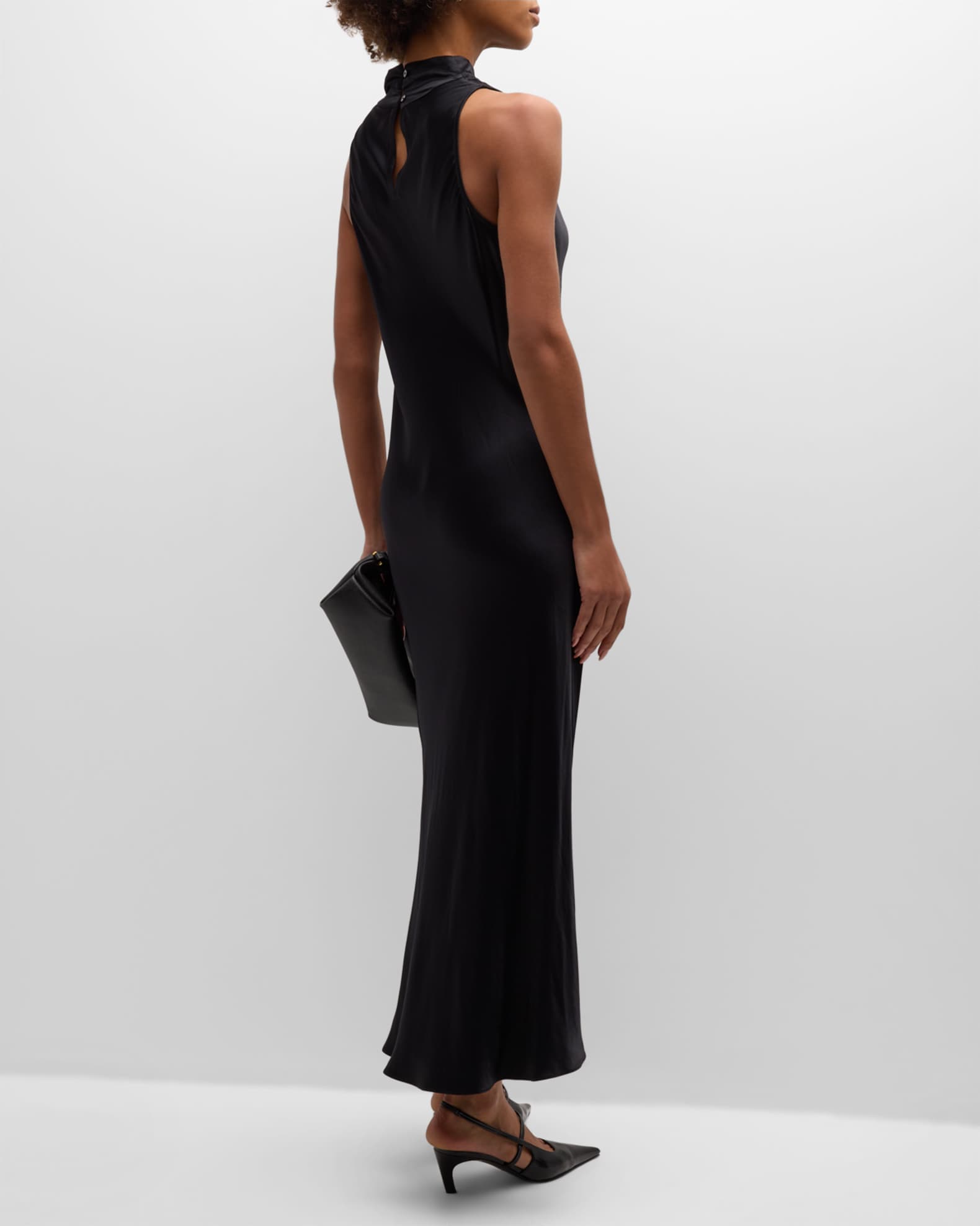 Rails Solana Satin Midi Dress | Neiman Marcus