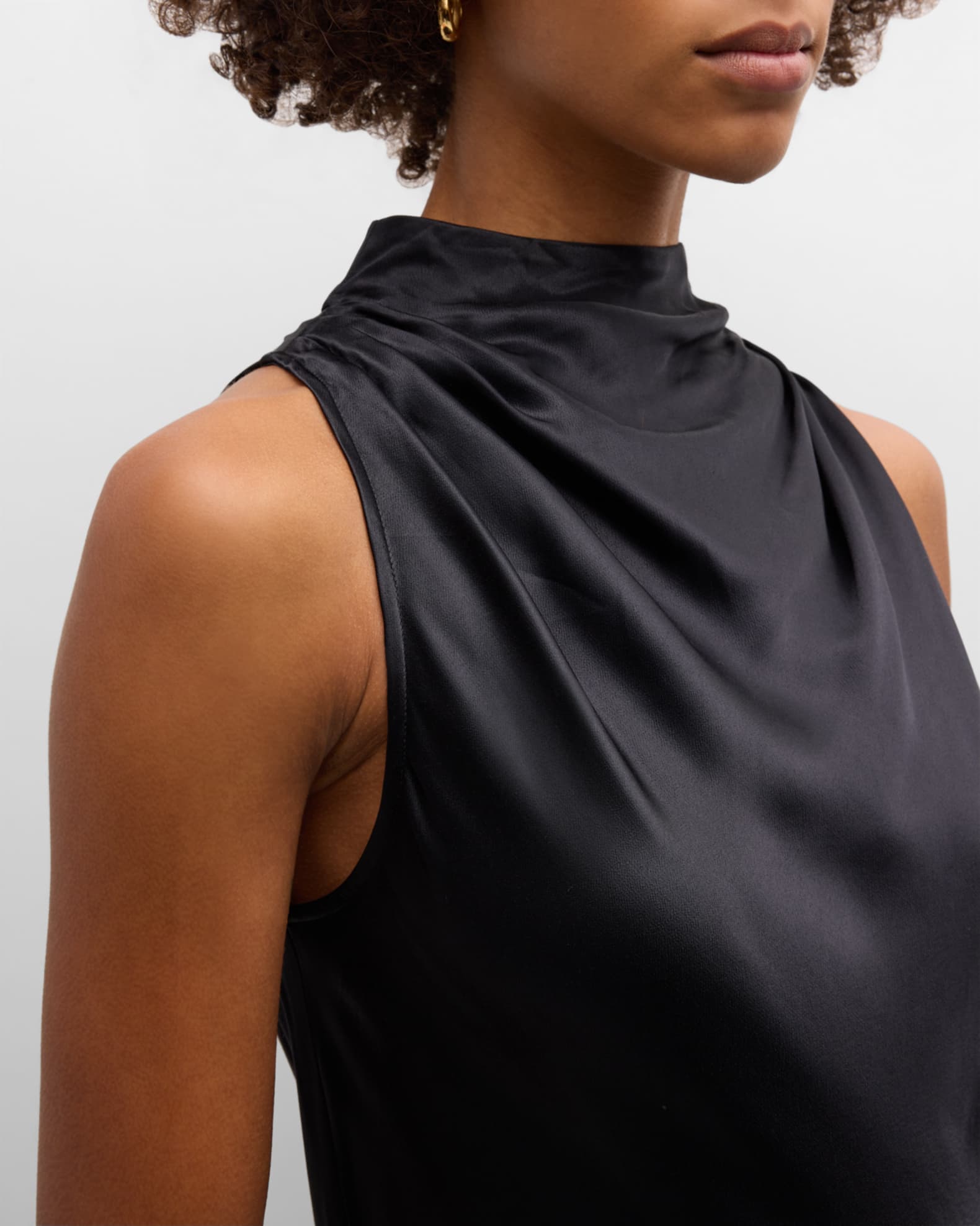 Rails Solana Satin Midi Dress | Neiman Marcus