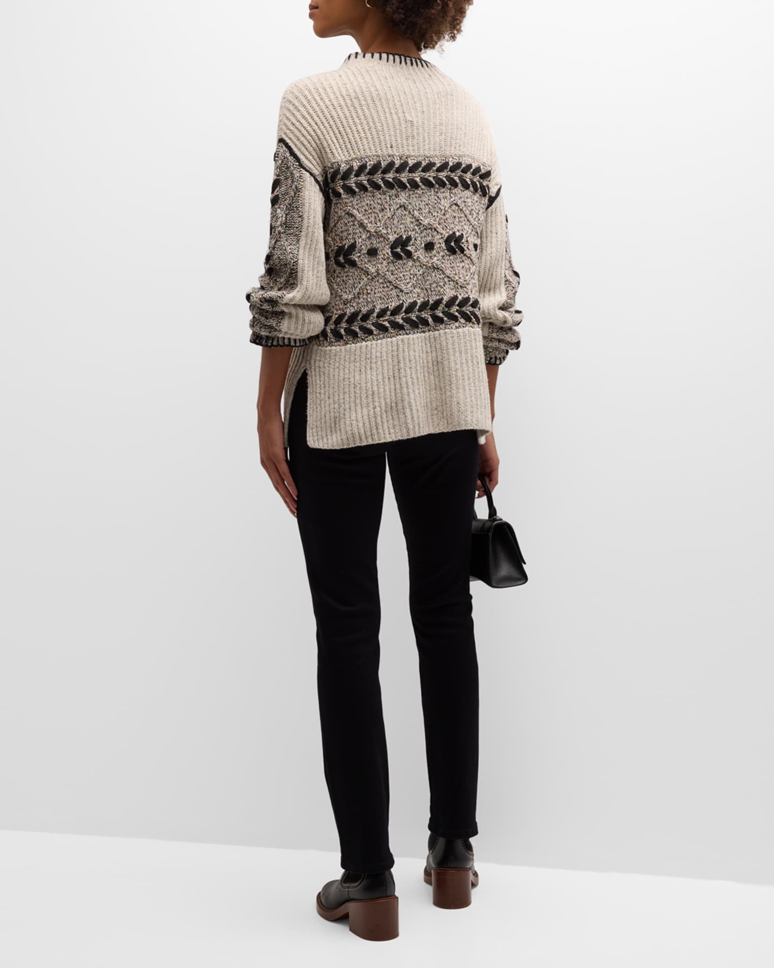Rails Raini Funnel-Neck Sweater | Neiman Marcus