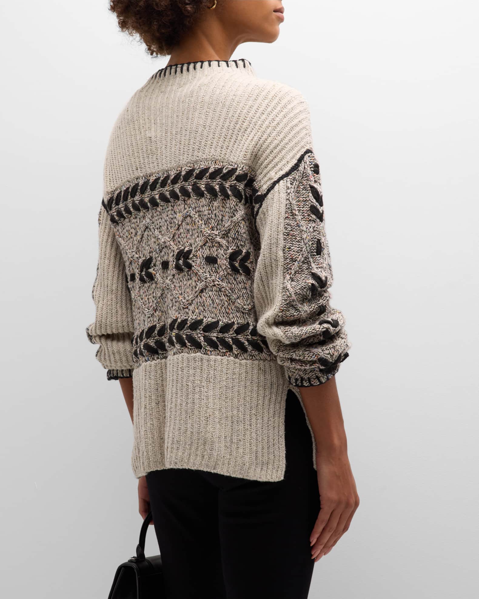 Rails Raini Funnel-Neck Sweater | Neiman Marcus