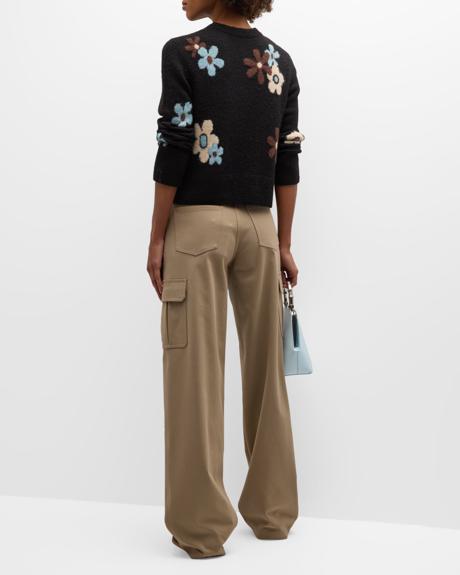 Rails Anise Floral-Knit Sweater | Neiman Marcus