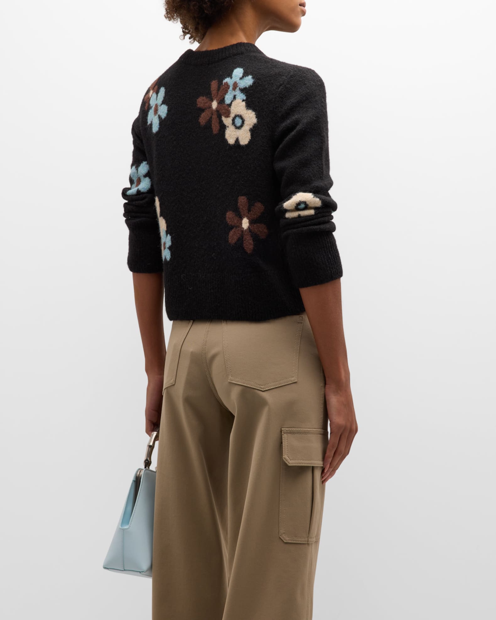 Rails Anise Floral-Knit Sweater | Neiman Marcus