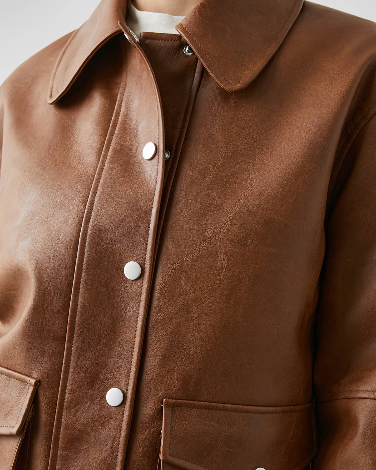 Rails Mathis Faux Leather Jacket | Neiman Marcus