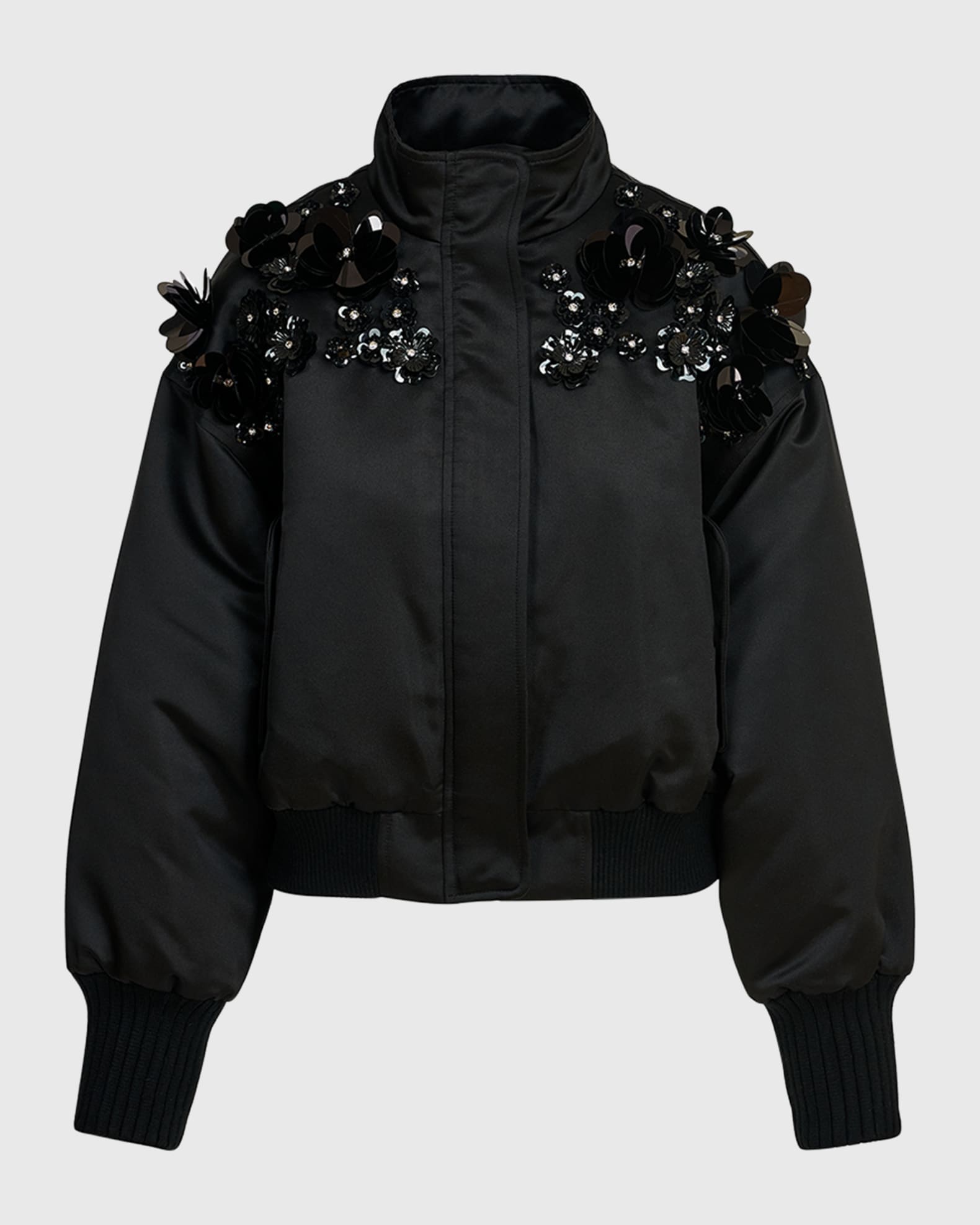 Essentiel Antwerp Erobo Sequin Embroidered Bomber Jacket | Neiman Marcus