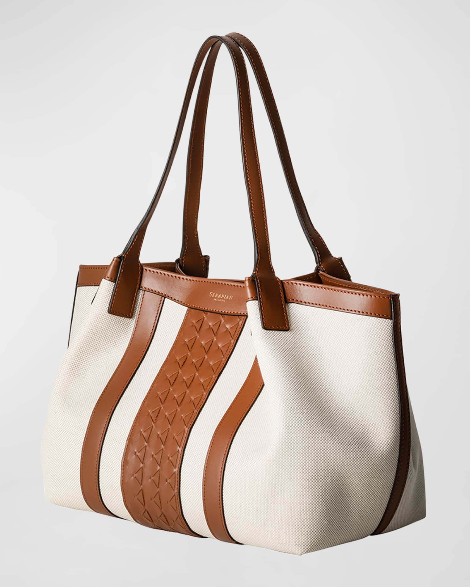Serapian Secret Small Canvas Tote Bag | Neiman Marcus
